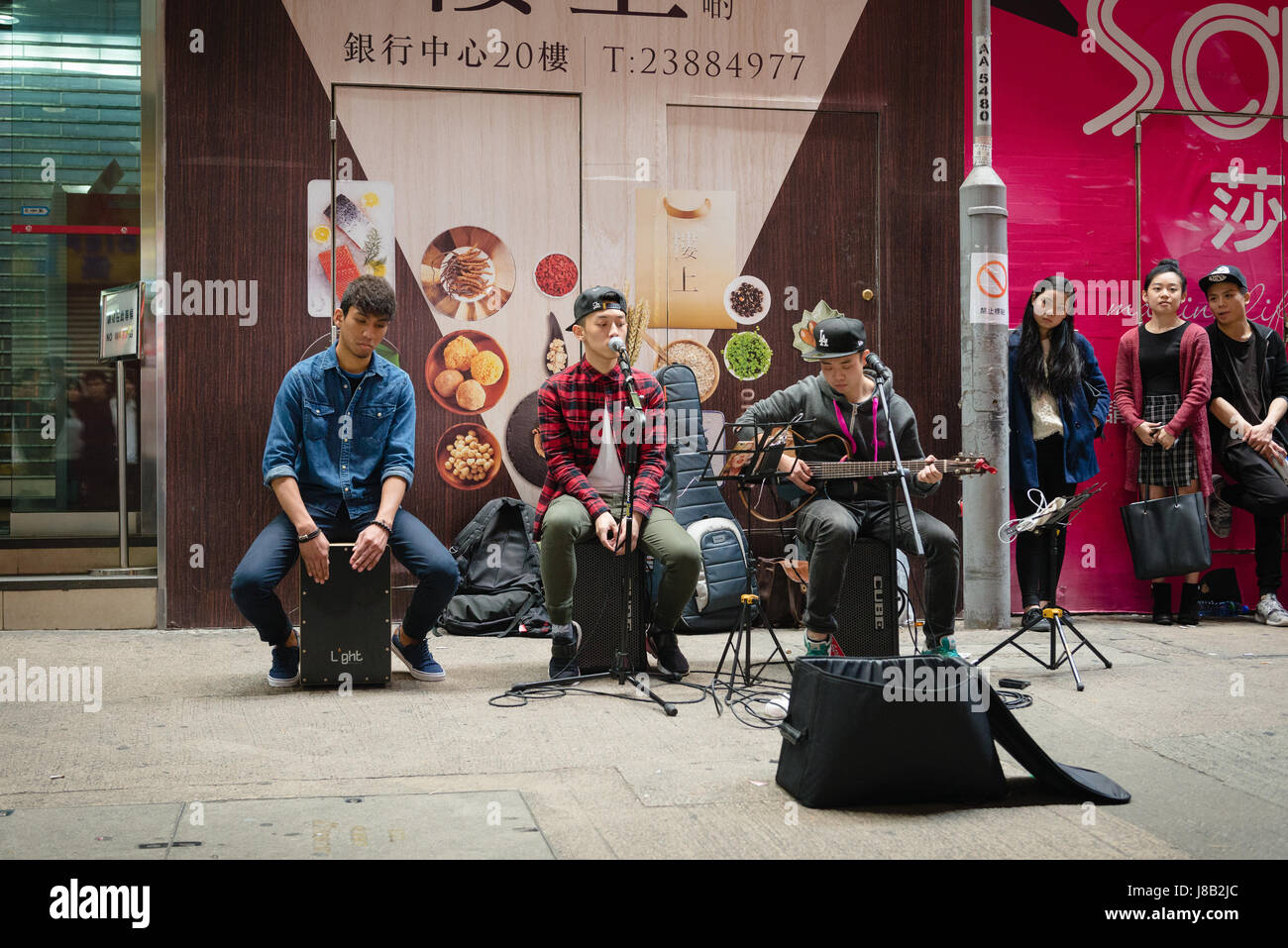 Busy street in hong kong's hi-res stock photography and images - Alamy