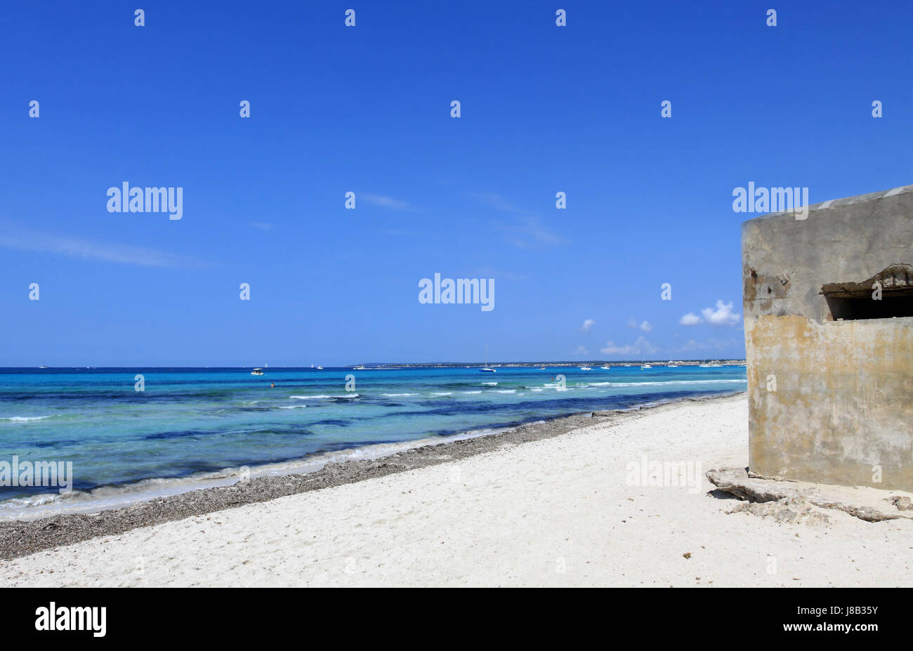 mallorca, water, mediterranean, salt water, sea, ocean, bunker Stock ...