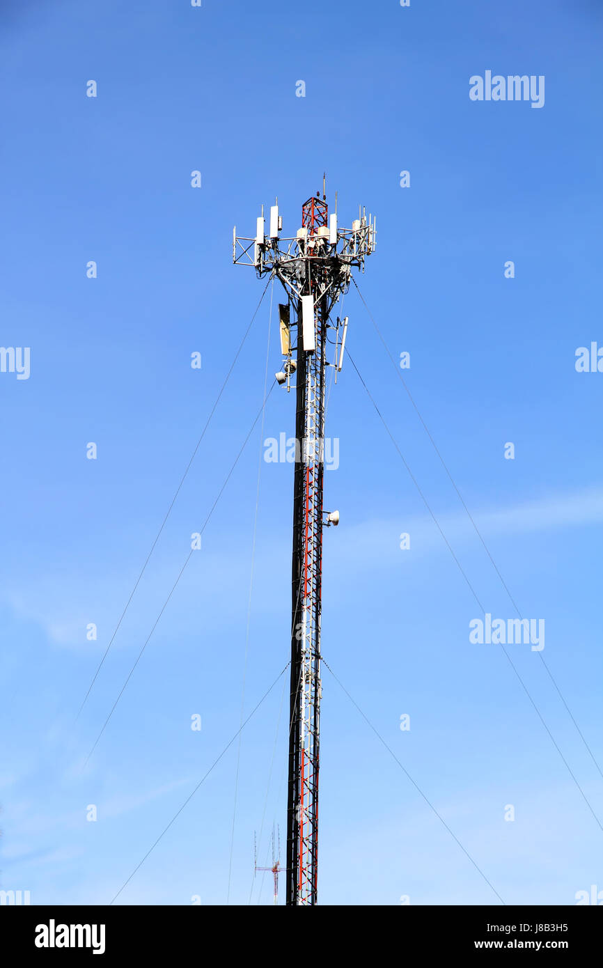 sign, signal, telephone, phone, station, blue, big, large, enormous ...