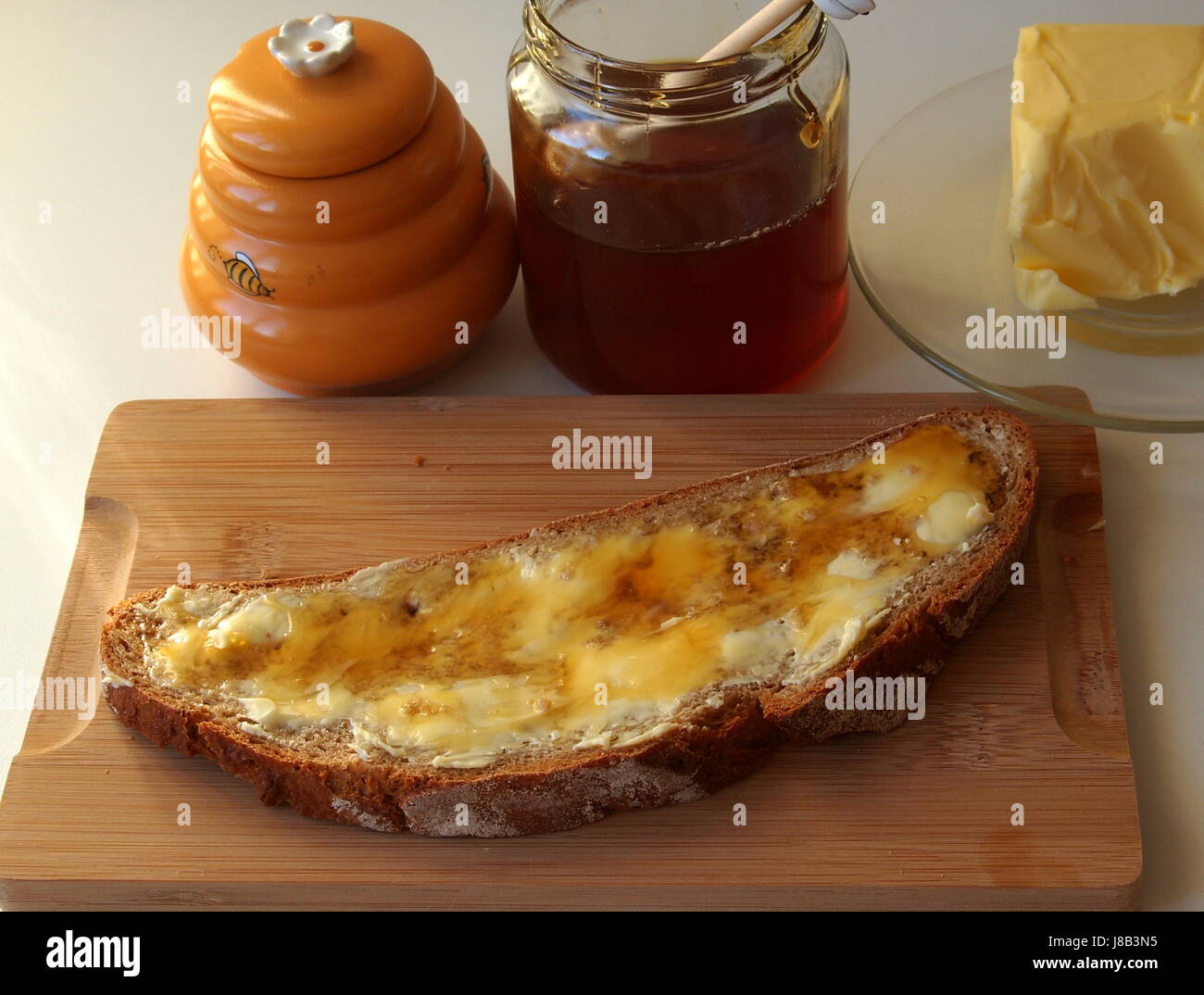 bread, honey, food, breakfeast, breakfast, food, aliment, bread ...