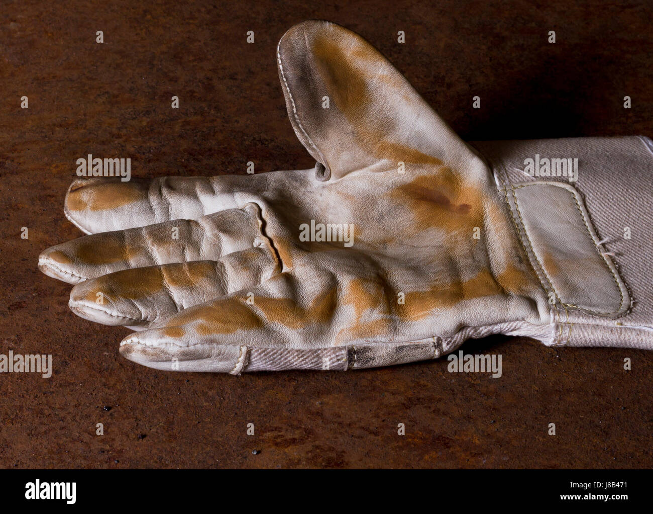 glove, dirty, industrial safety, used, operational safety, security ...