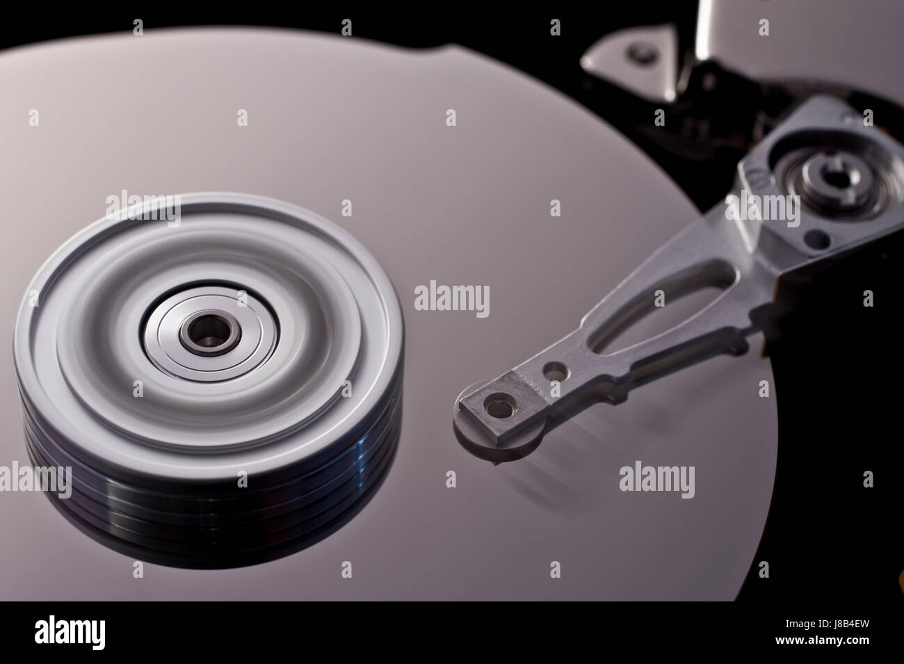 hard disk drive in motion with nice blur in background Stock Photo - Alamy