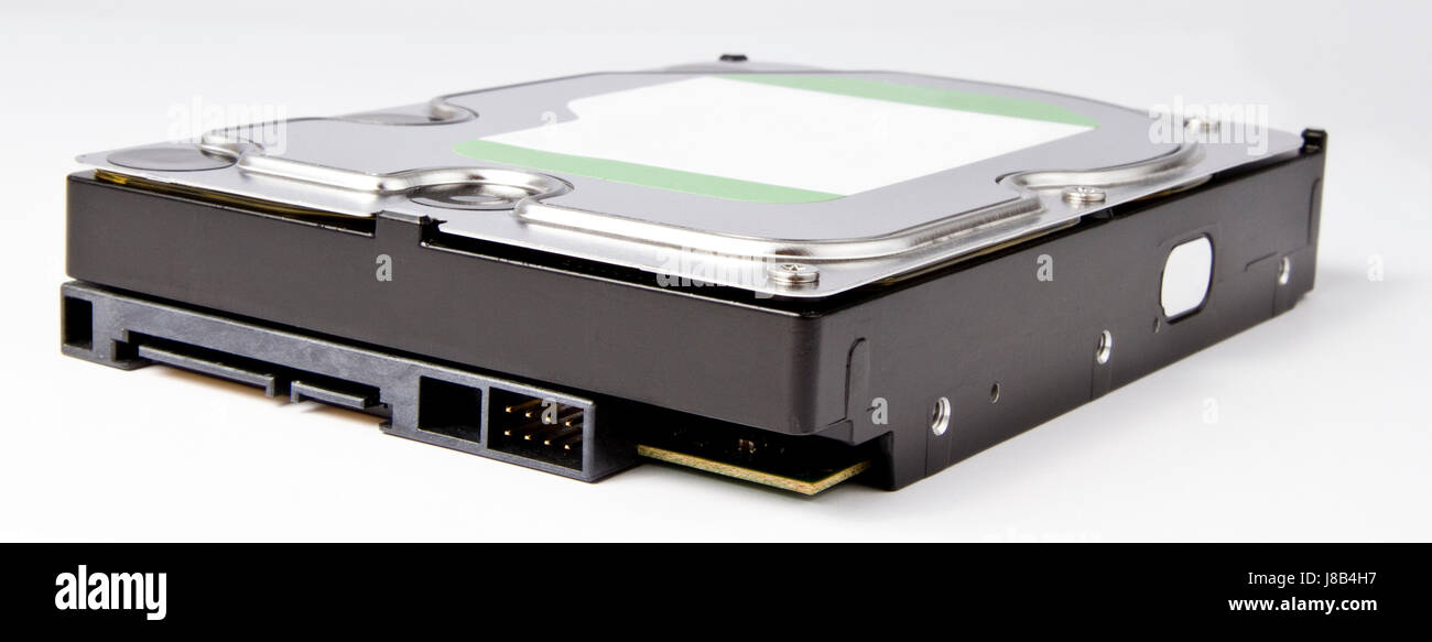 modern s-ata hard drive in gray background Stock Photo - Alamy