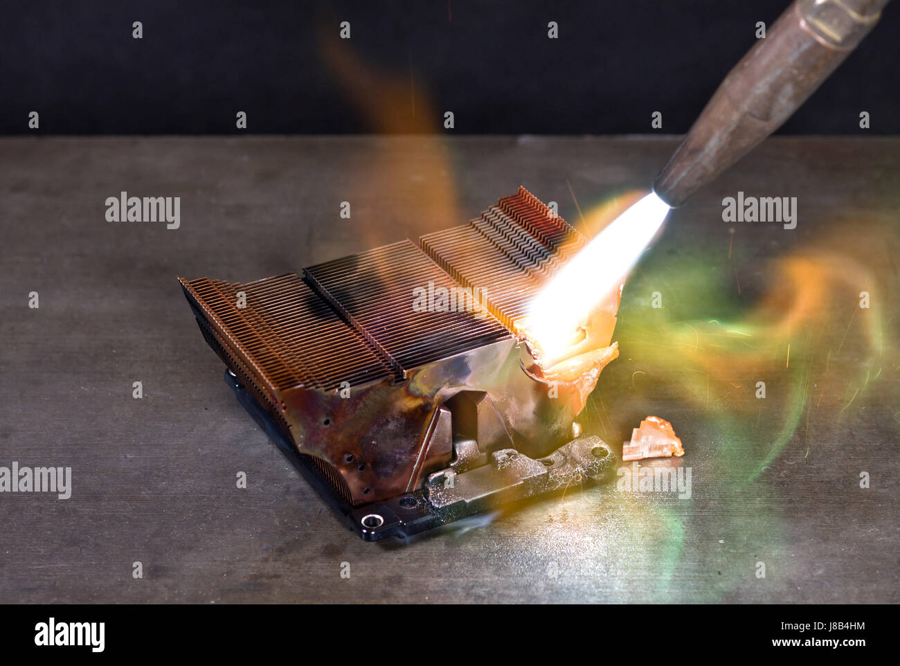 industry, heat, equipment, burning, temperature, welding torch, smoke ...