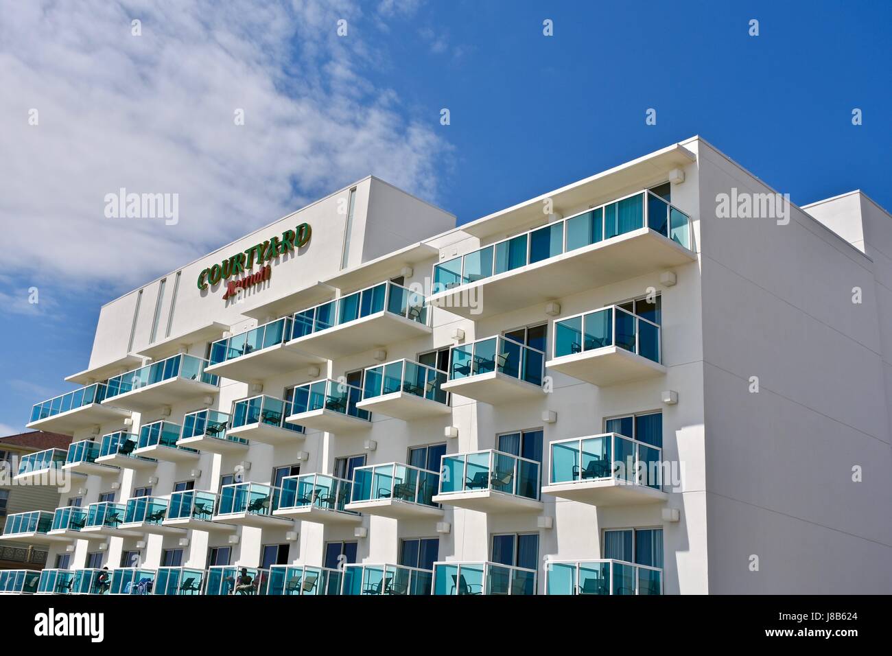 Courtyard Marriott hotel Stock Photo - Alamy