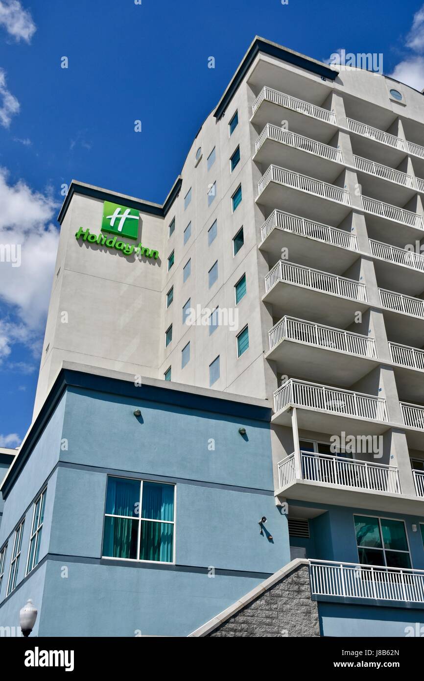 Holiday Inn hotel Ocean City boardwalk Stock Photo - Alamy