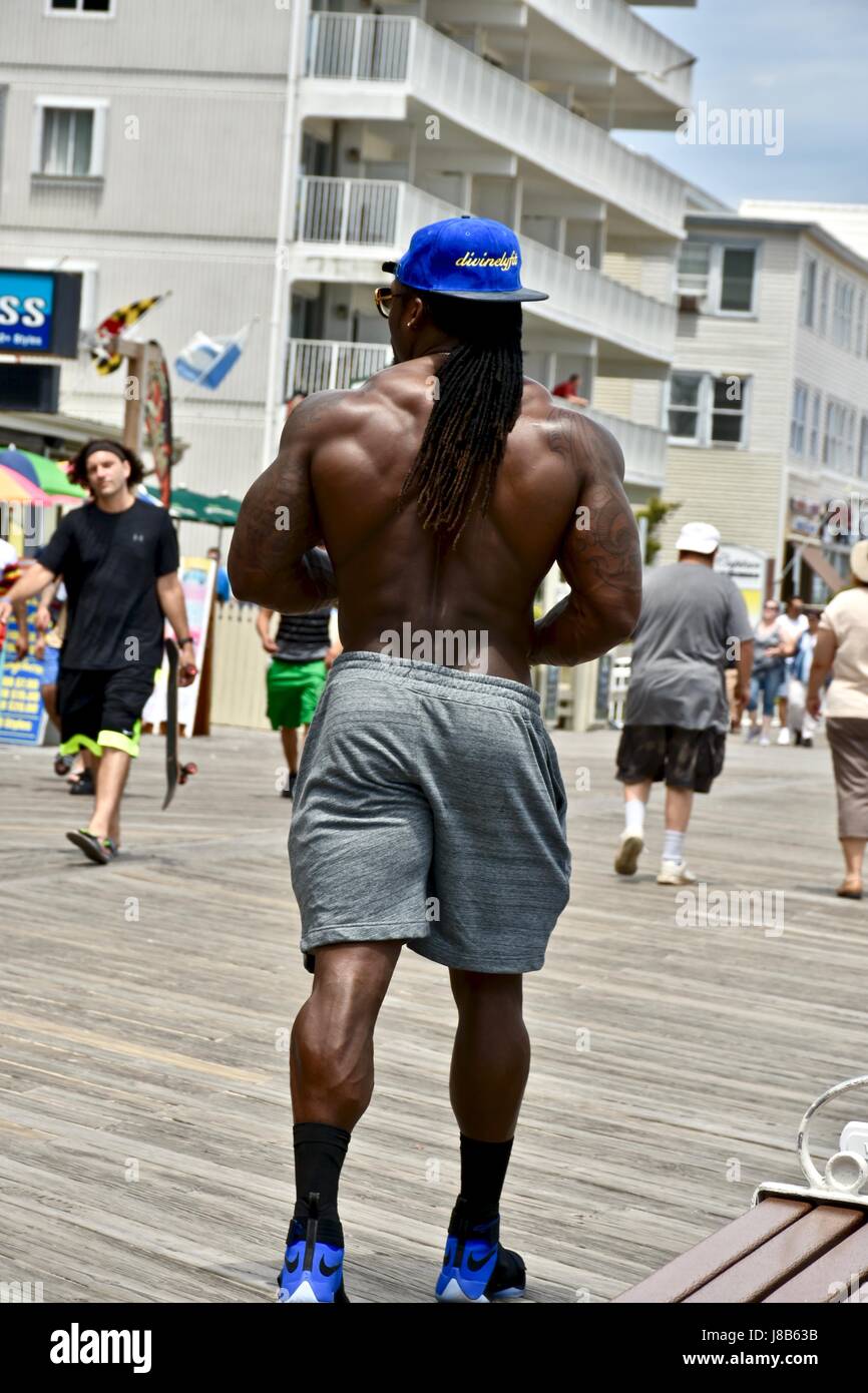 Body Builder Beach High Resolution Stock Photography and Images - Alamy
