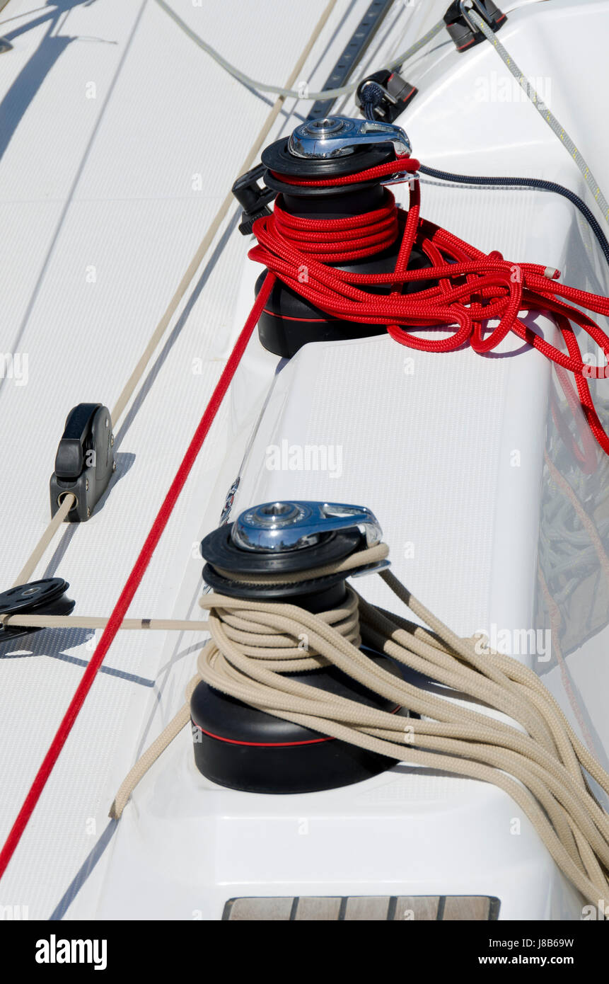 rigging, rope, diving, pulley, sailing, tie, wound, rigging, ropes ...
