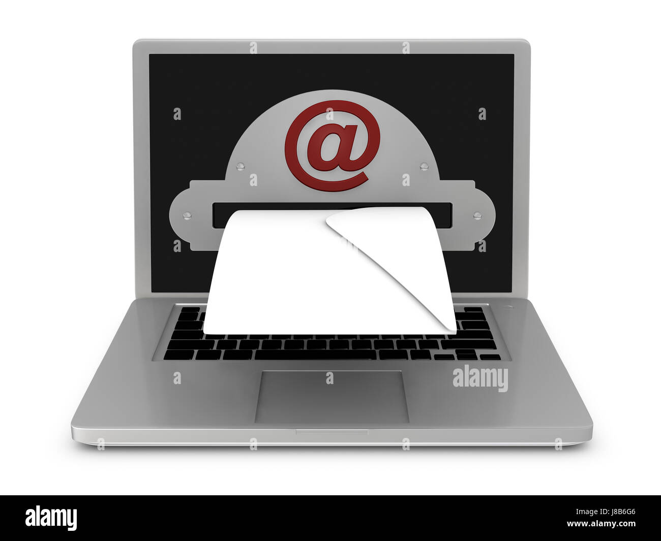 office, laptop, notebook, computers, computer, keyboard, isolated ...