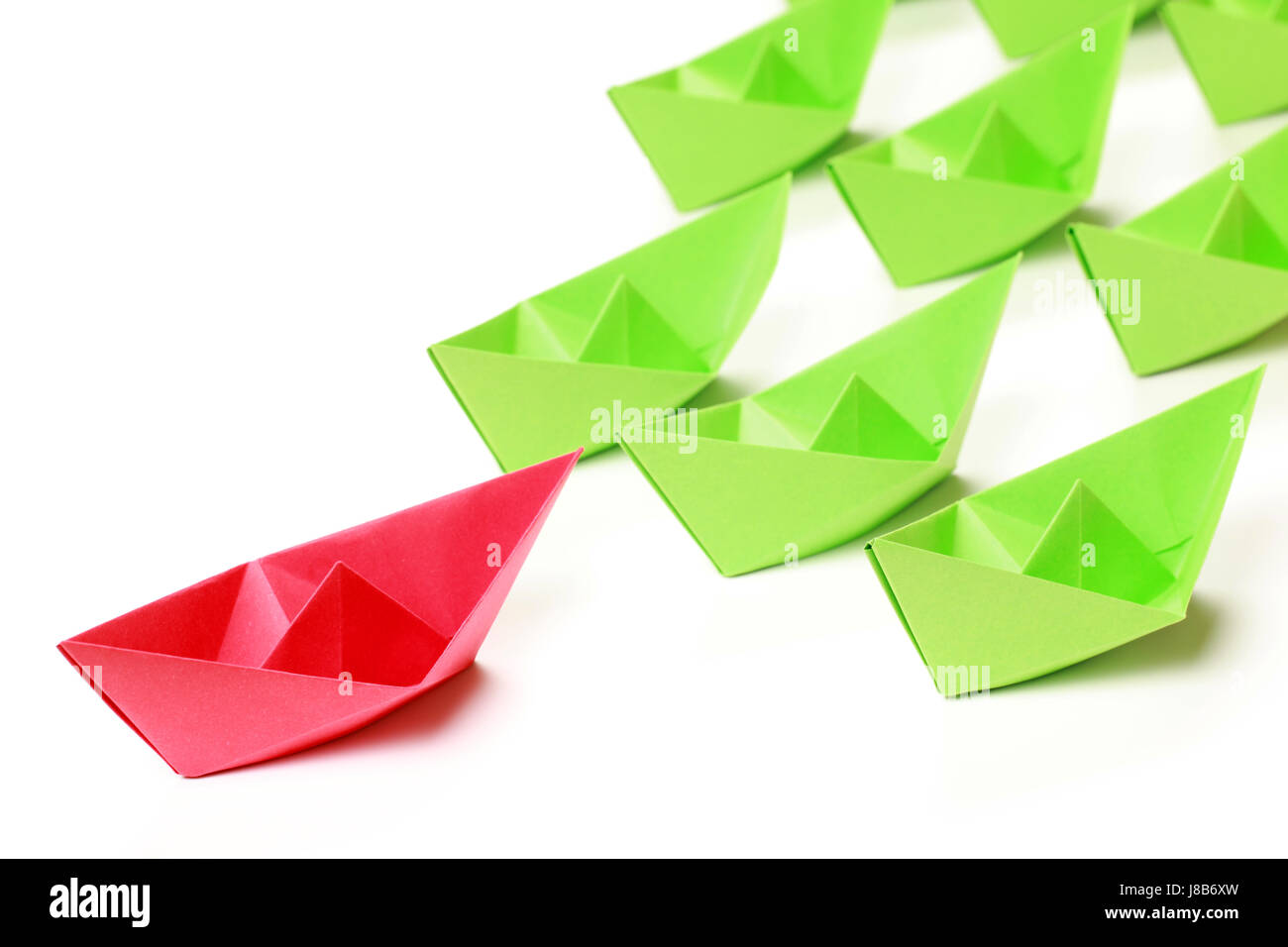 Coloured paper boats hi-res stock photography and images - Alamy