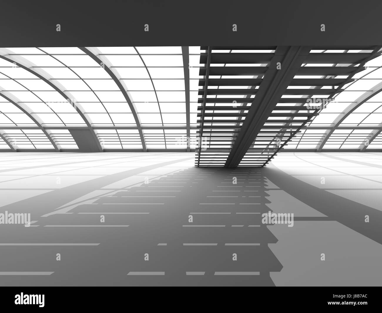 hall, house, building, office, corridor, graphic, modern, modernity ...