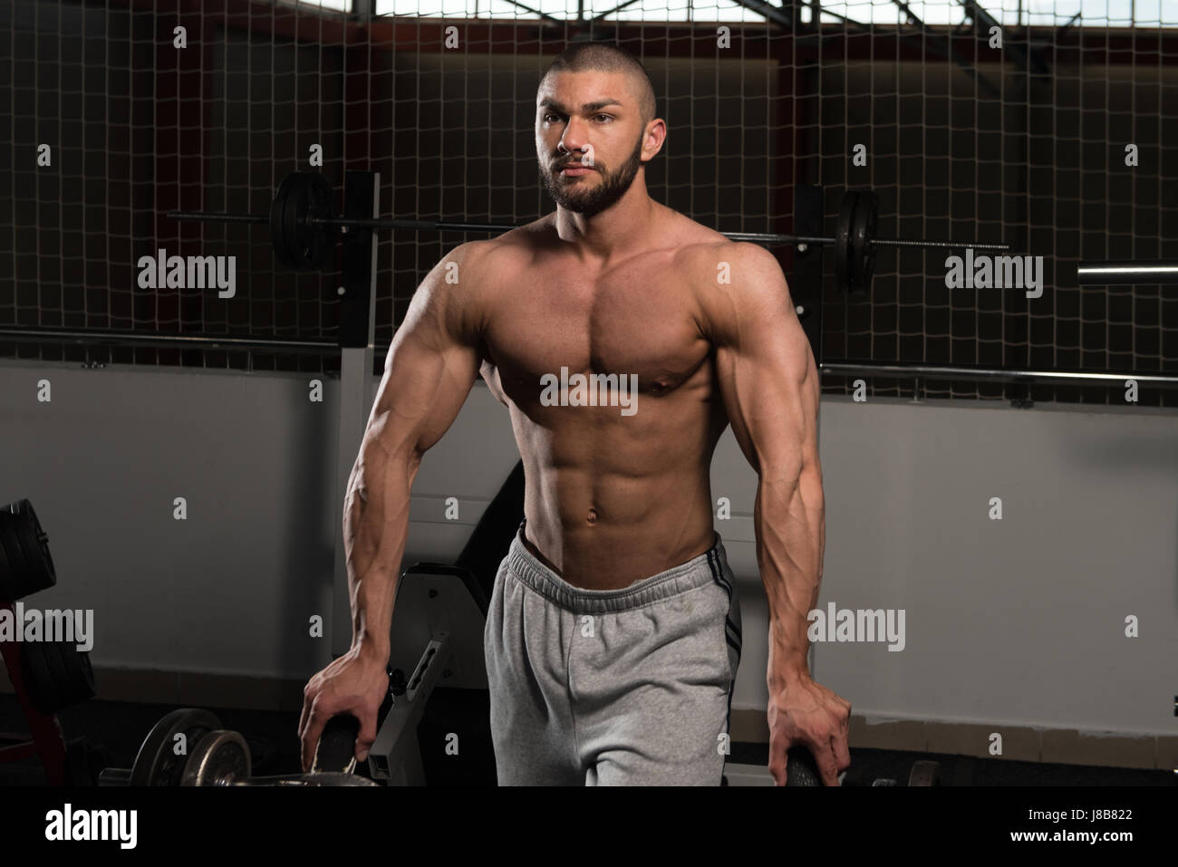 Handsome Good Looking And Attractive Young Man With Muscular Body ...