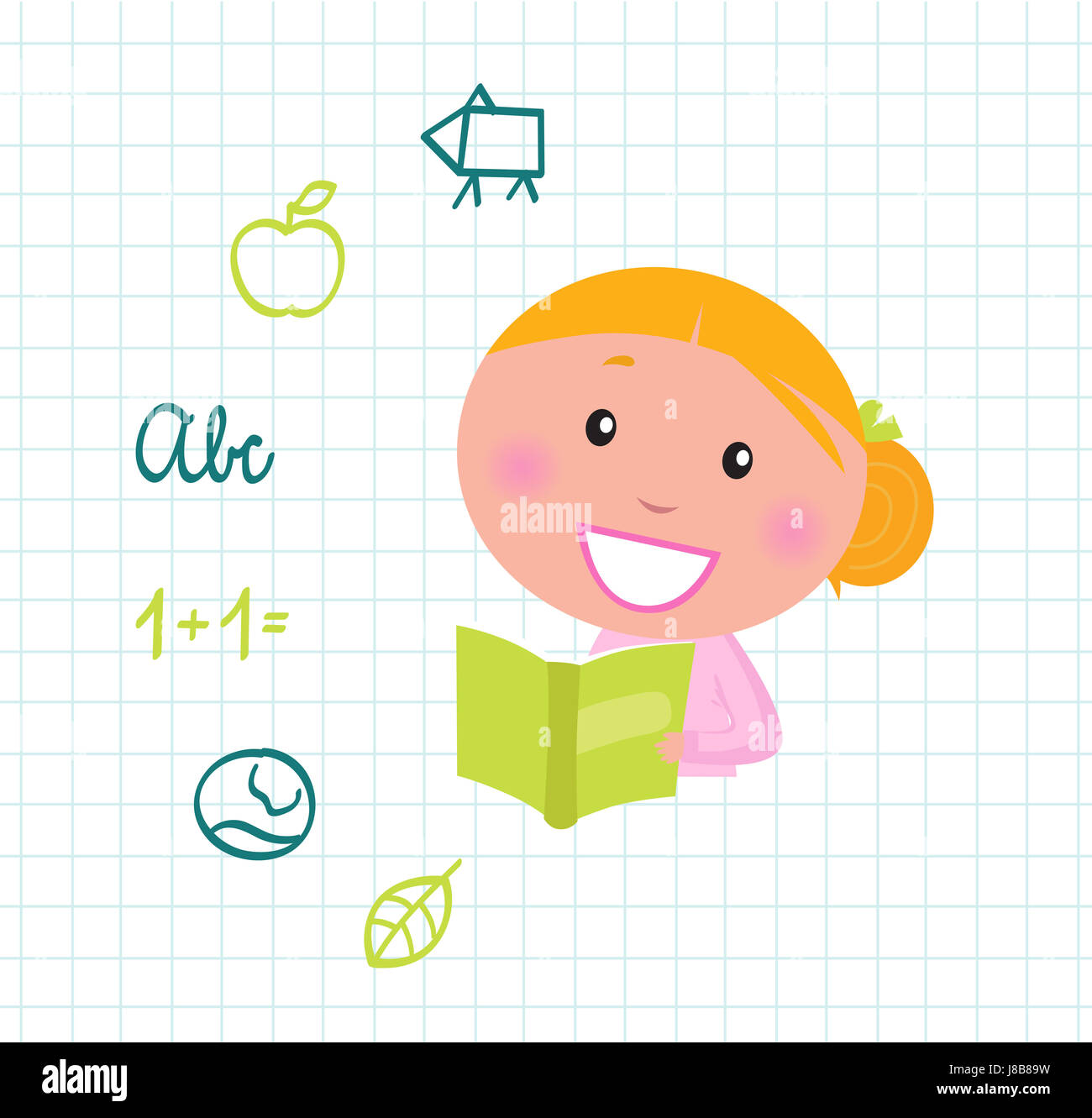 reading, kid, icons, book, child, school, educational institution ...