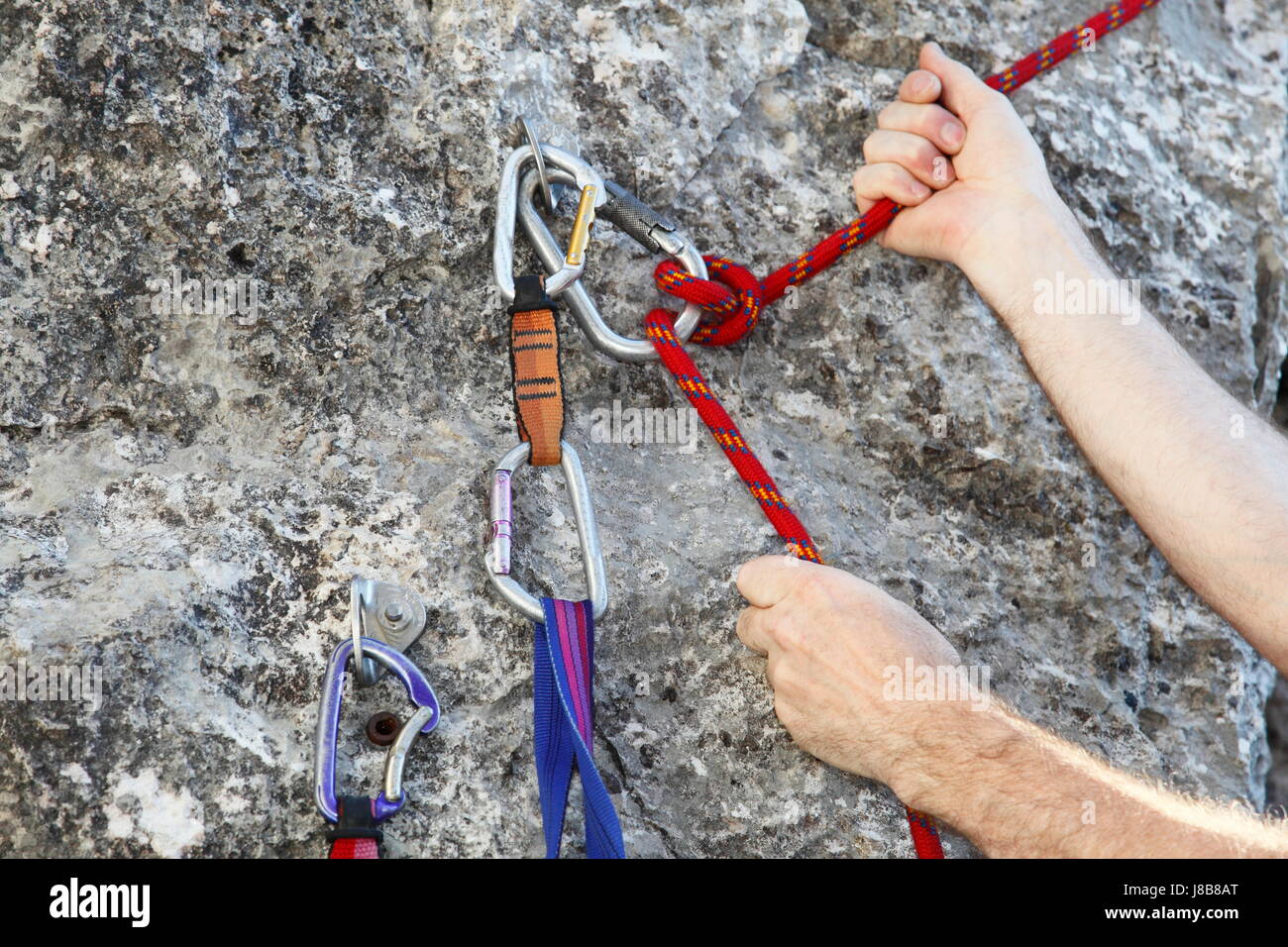 Seilsicherung Stock Photos & Seilsicherung Stock Images - Alamy