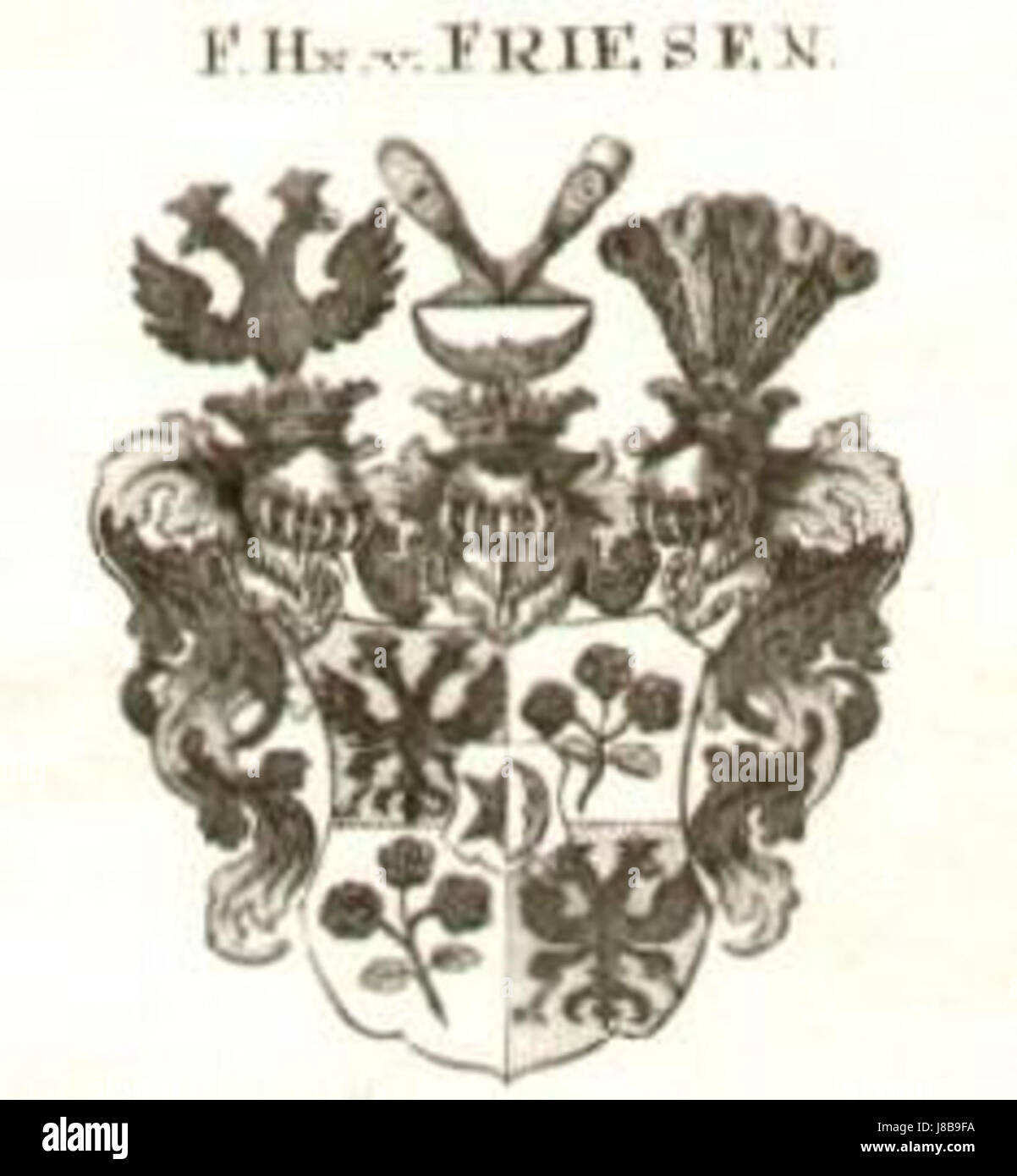 Friesen Freiherren Wappen Stock Photo - Alamy