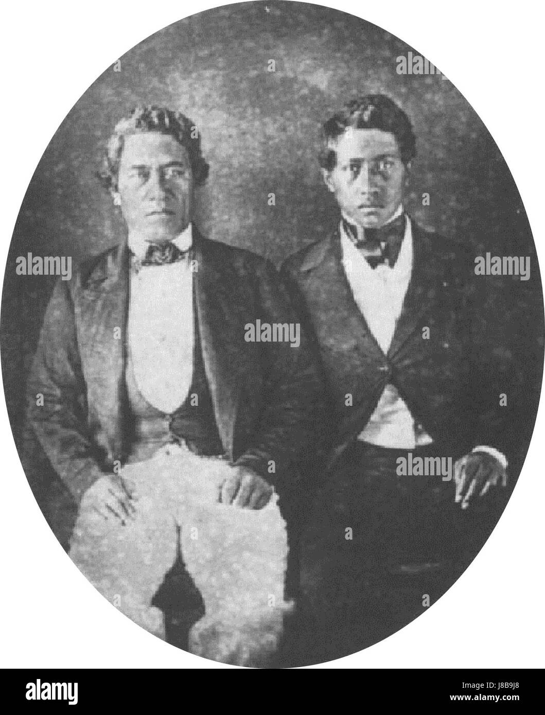 Lunalilo, the sixth King of Hawaii, and his consort Kanaina, played ...