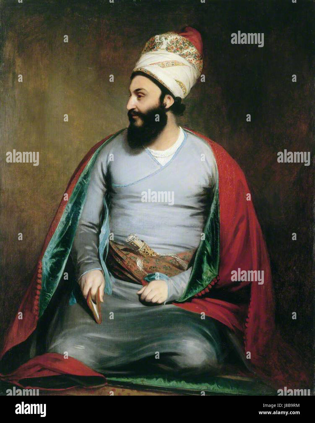 Mirza Abu'l Hassan Khan by William Henry Beechey Stock Photo - Alamy