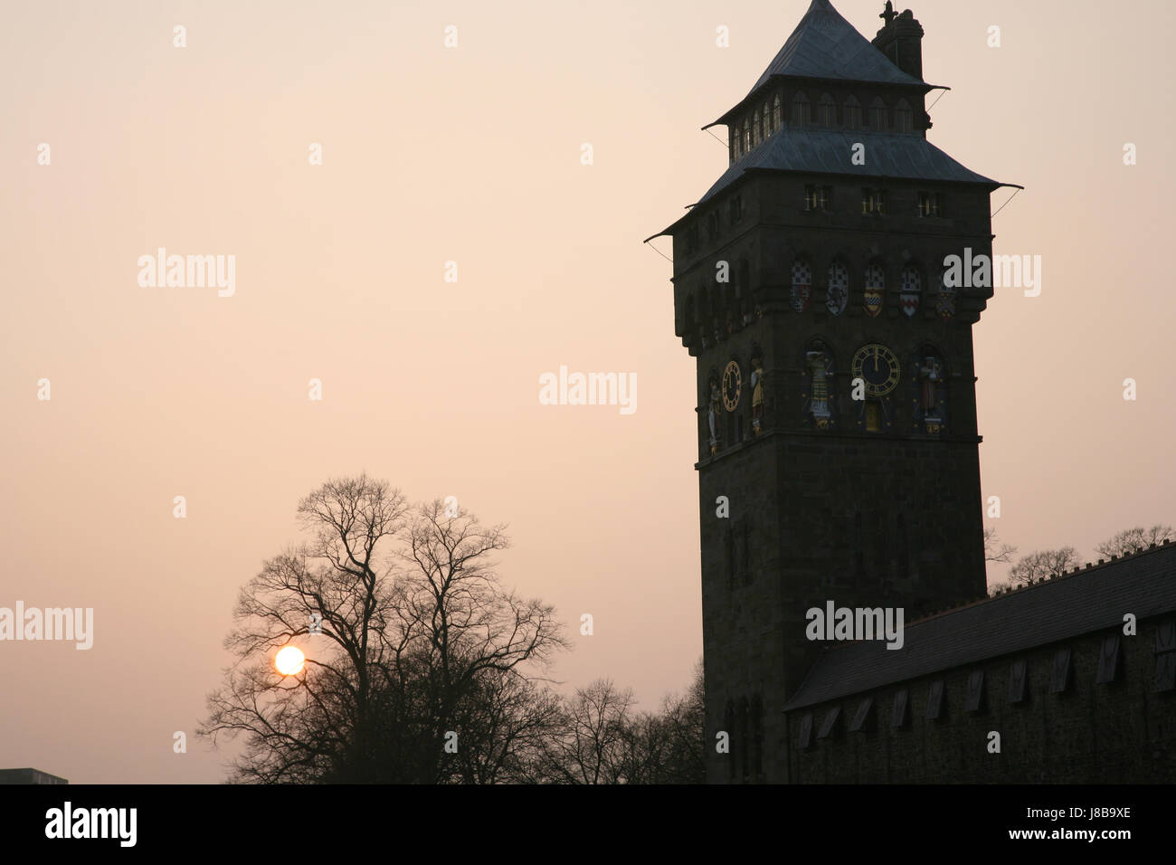tower, stone, sunset, tourism, europe, fortress, style of construction ...