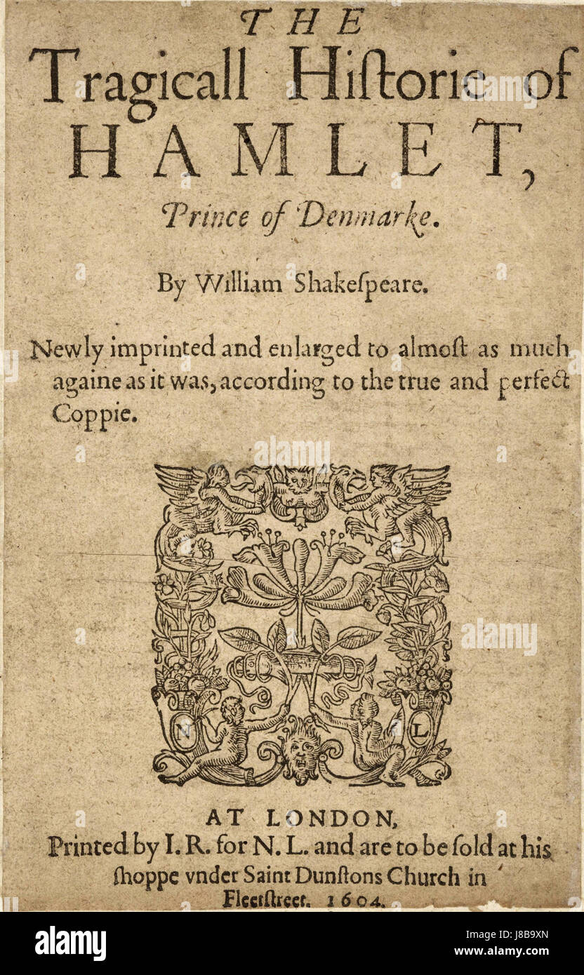 Hamlet book cover hi-res stock photography and images - Alamy