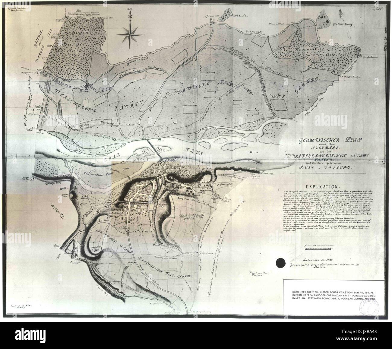 Map of landau hi-res stock photography and images - Alamy