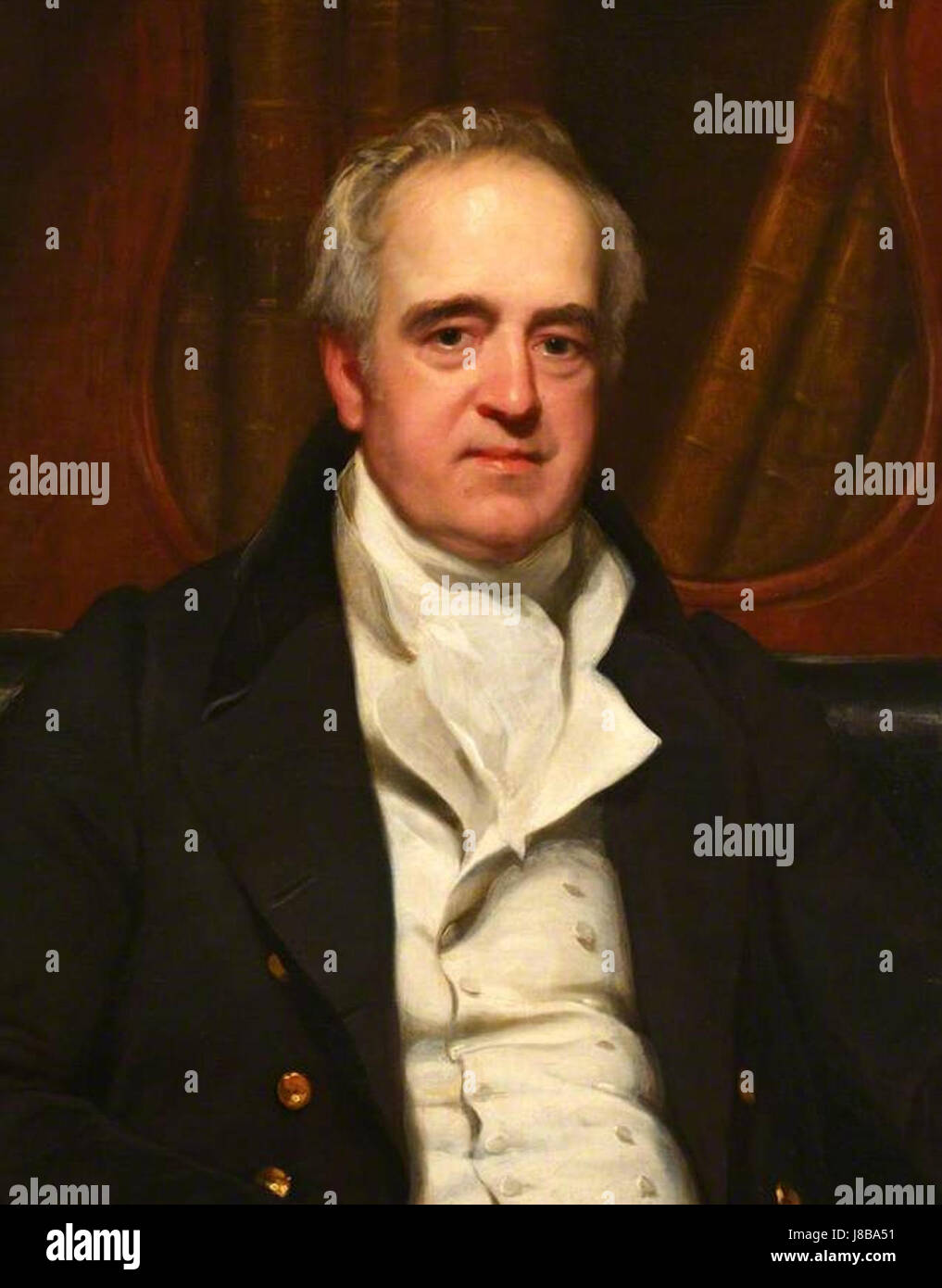 A portrait of John Richard Farre by Thomas Phillips, showcasing the ...