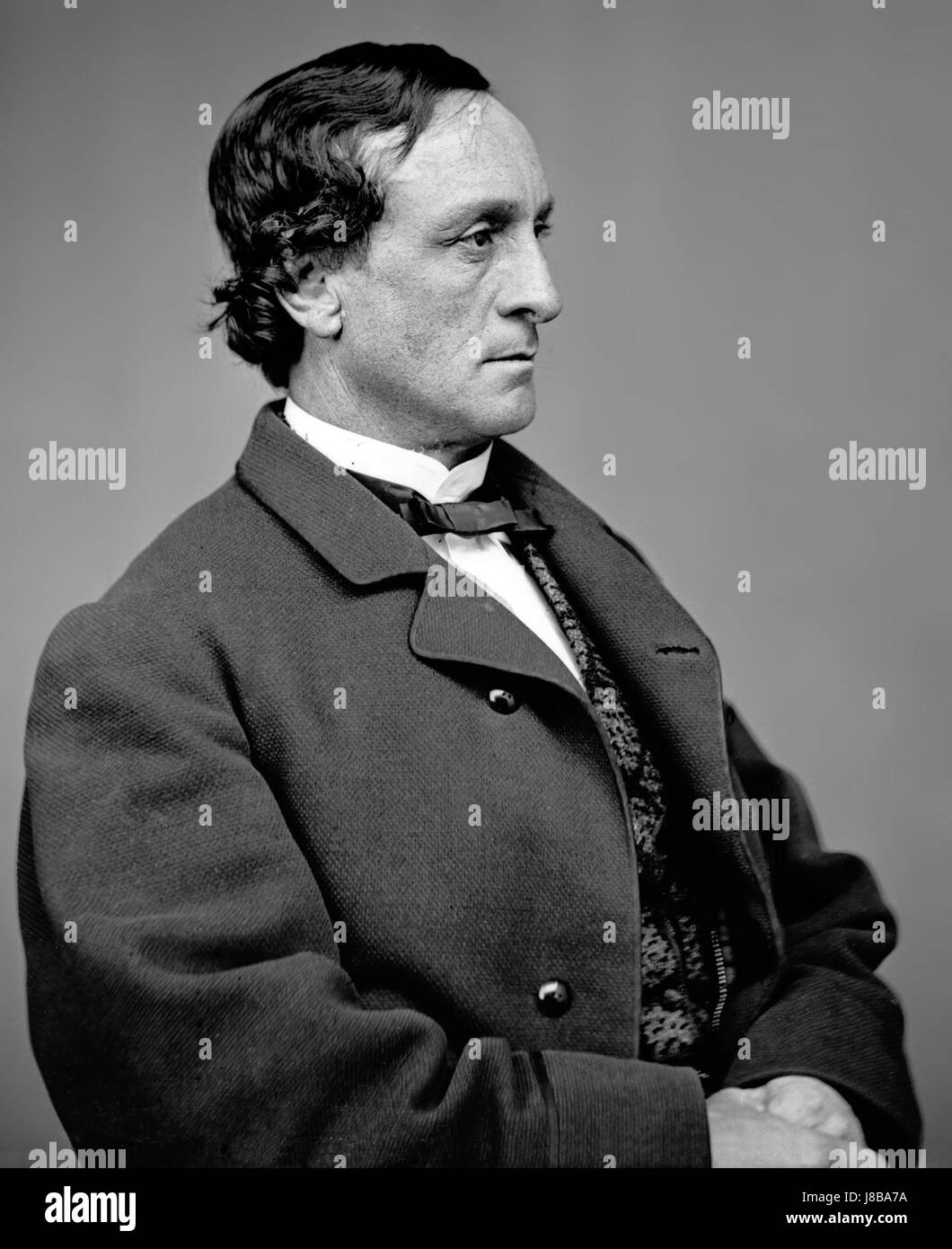 Junius Brutus Booth Jr Brady Handy Stock Photo - Alamy