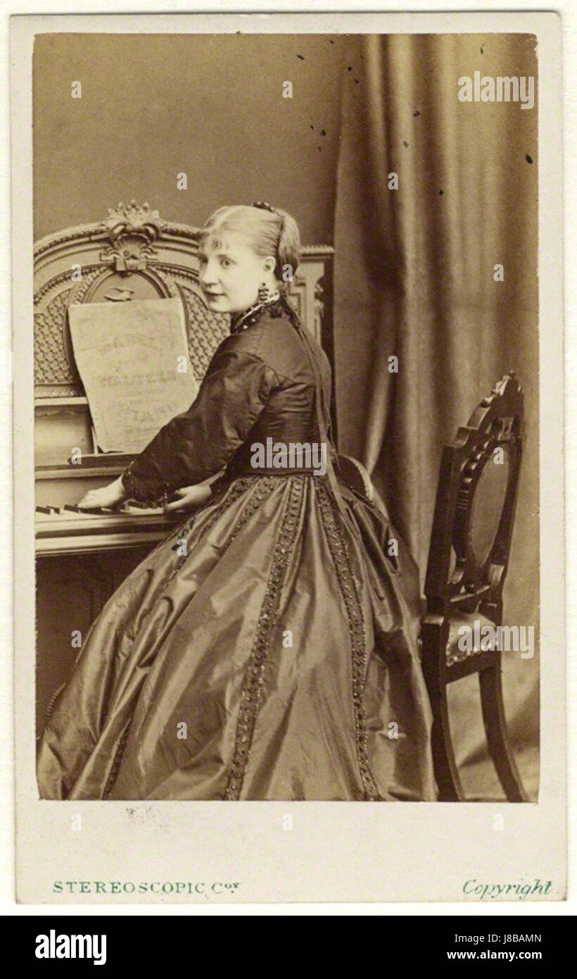 Eleanora Nelly Moore actress in 1860s Stock Photo - Alamy