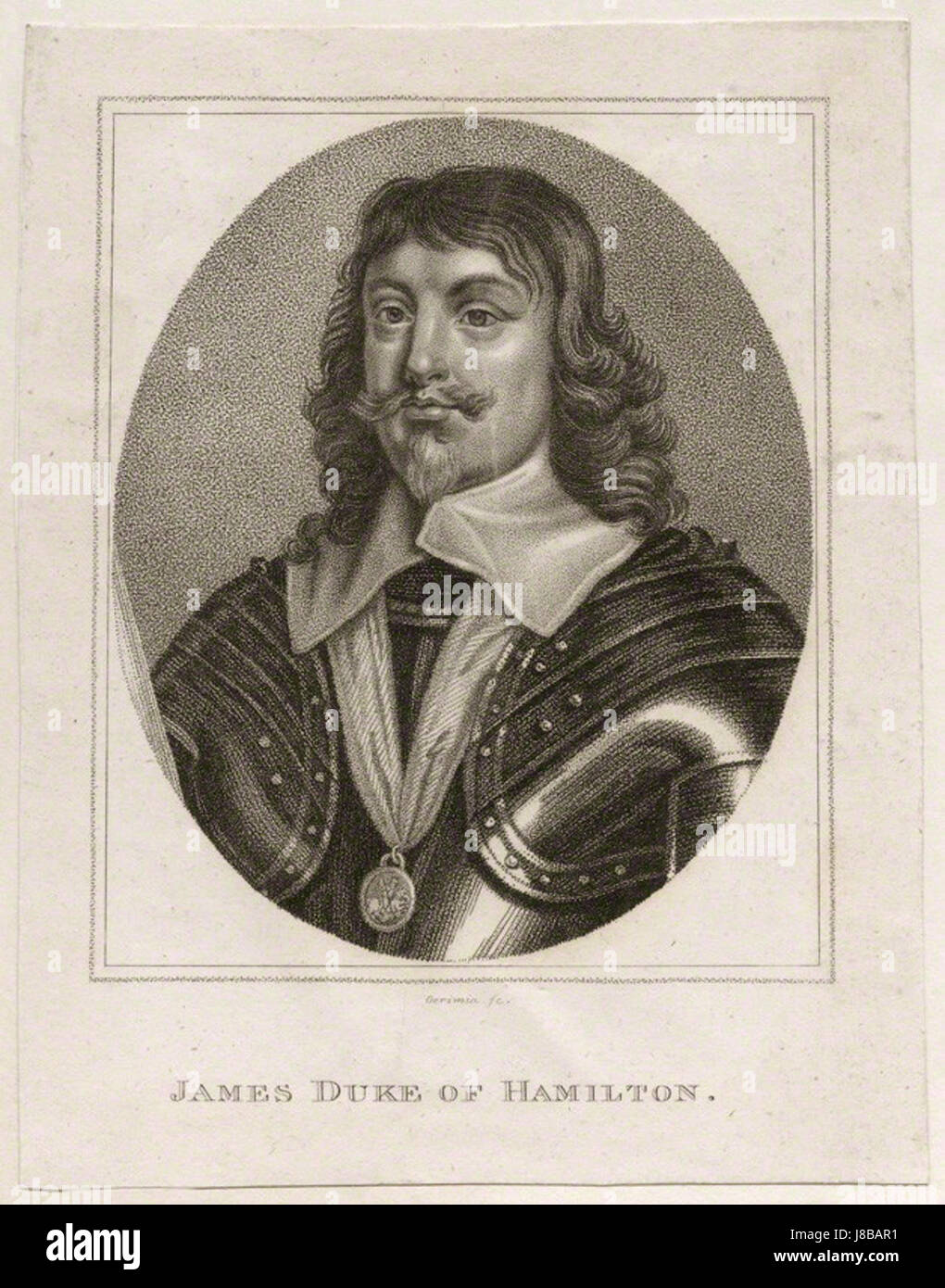 A portrait of James Hamilton, 1st Duke of Hamilton, painted by ...