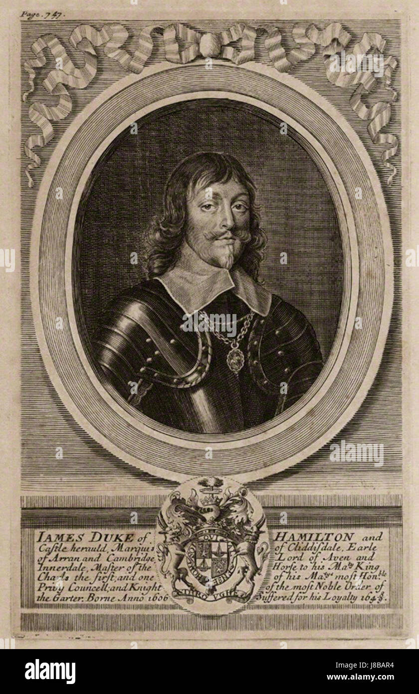 This portrait of James Hamilton, 1st Duke of Hamilton, painted by ...