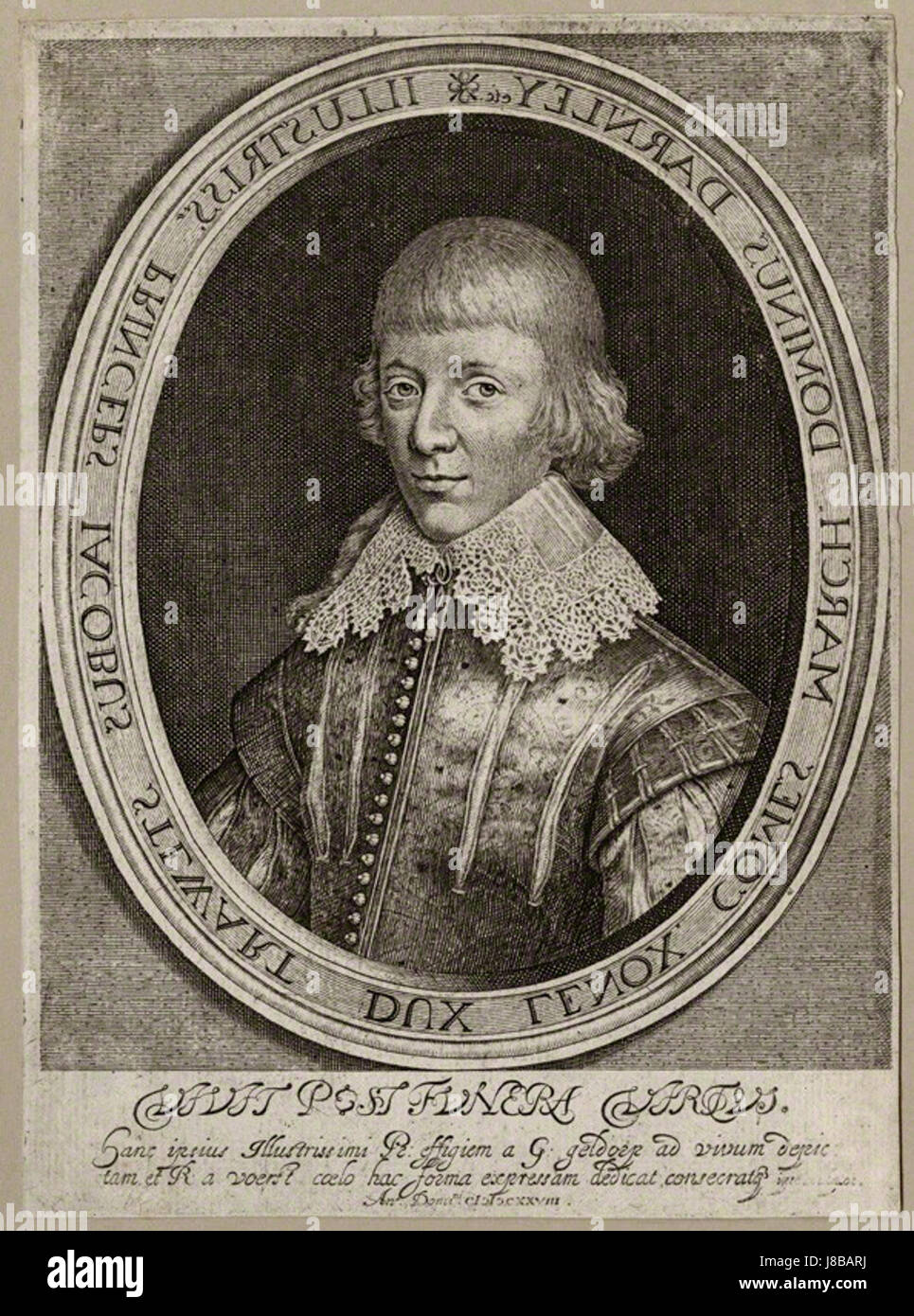 This portrait shows James Stuart, the 1st Duke of Richmond and 4th Duke ...