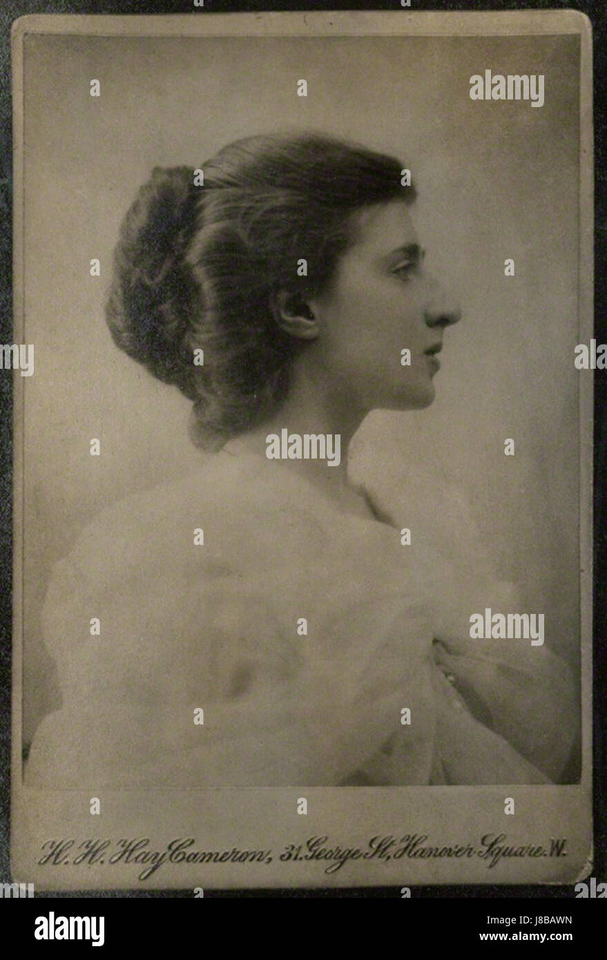 The portrait of Lady Ottoline Morrell by Henry Herschel Hay Cameron is ...