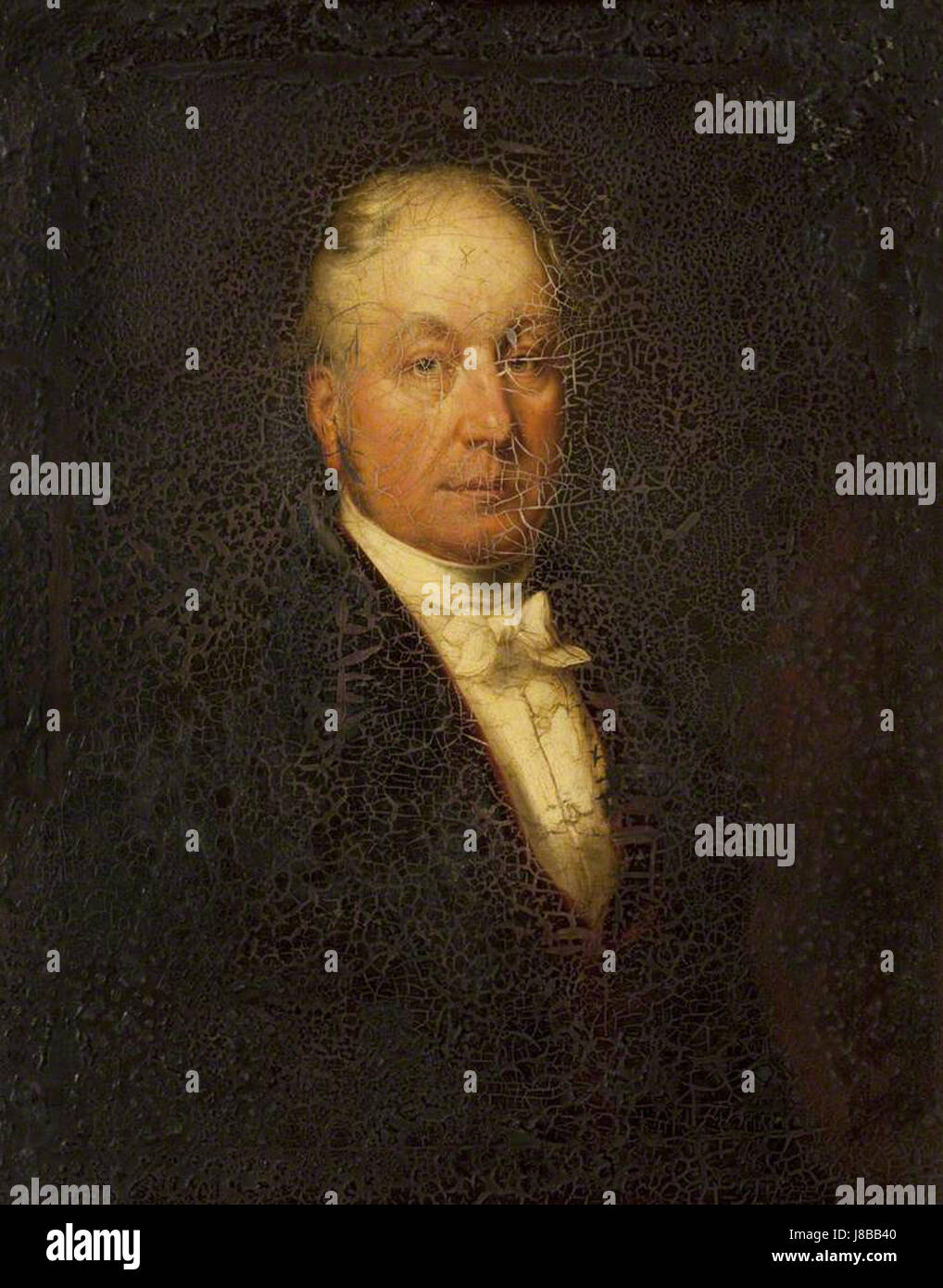 A portrait of James Pickup, painted by Thomas Henry Illidge, an artist ...