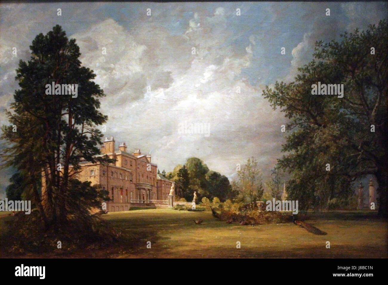 John Constable's painting of Malvern Hall captures the rural landscape ...