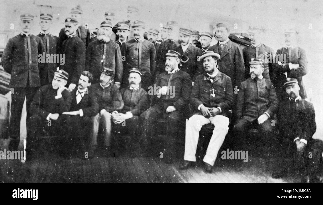 King David Kalakaua, the last monarch of the Kingdom of Hawaii, is ...