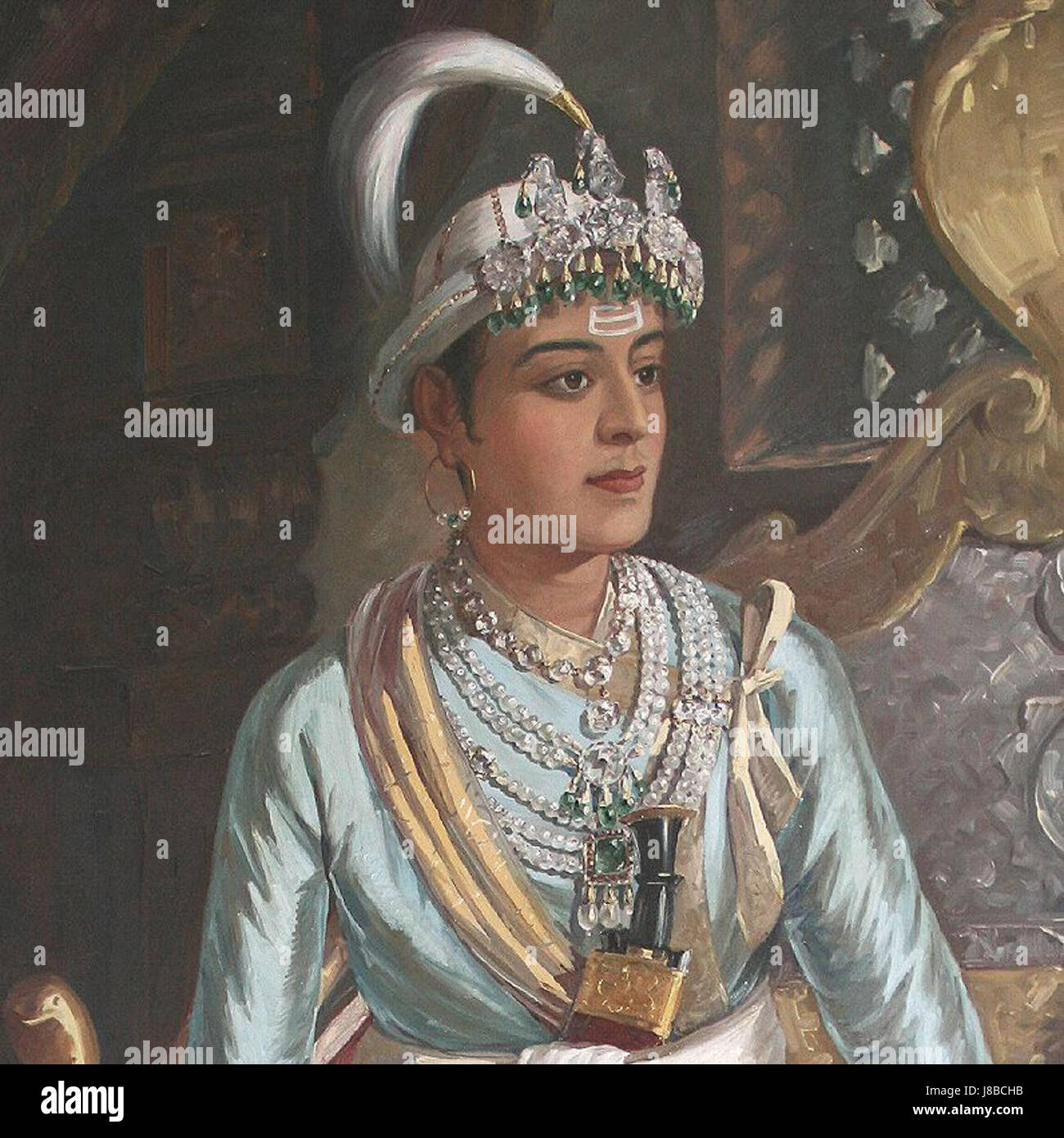 Girvan Yuddha Bikram Shah Stock Photo - Alamy