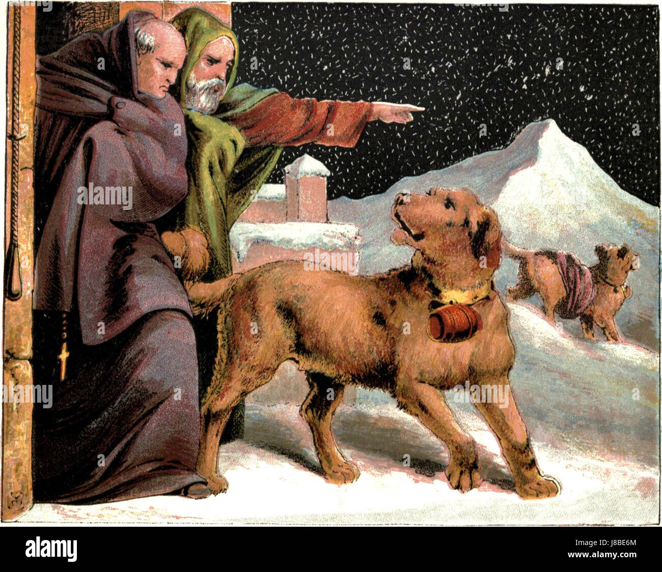 Dog of St. Bernard, and other stories, pg 4 Stock Photo - Alamy