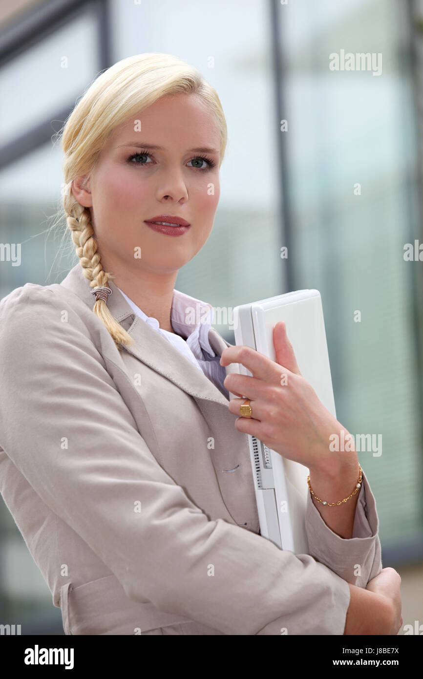woman, laptop, notebook, computers, computer, female, possession ...