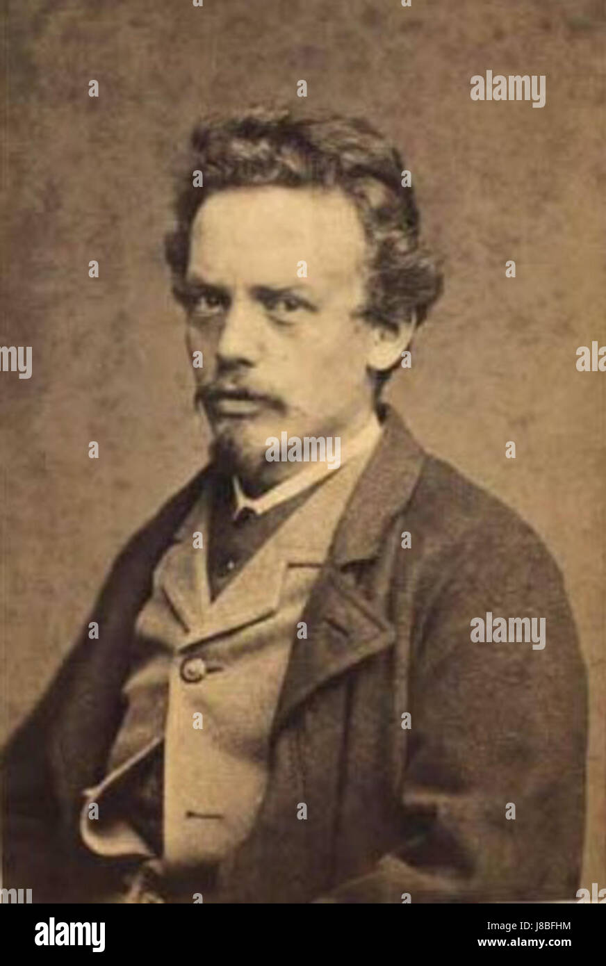 Jens Erik Carl Rasmussen 1869 by Peter Most Stock Photo - Alamy