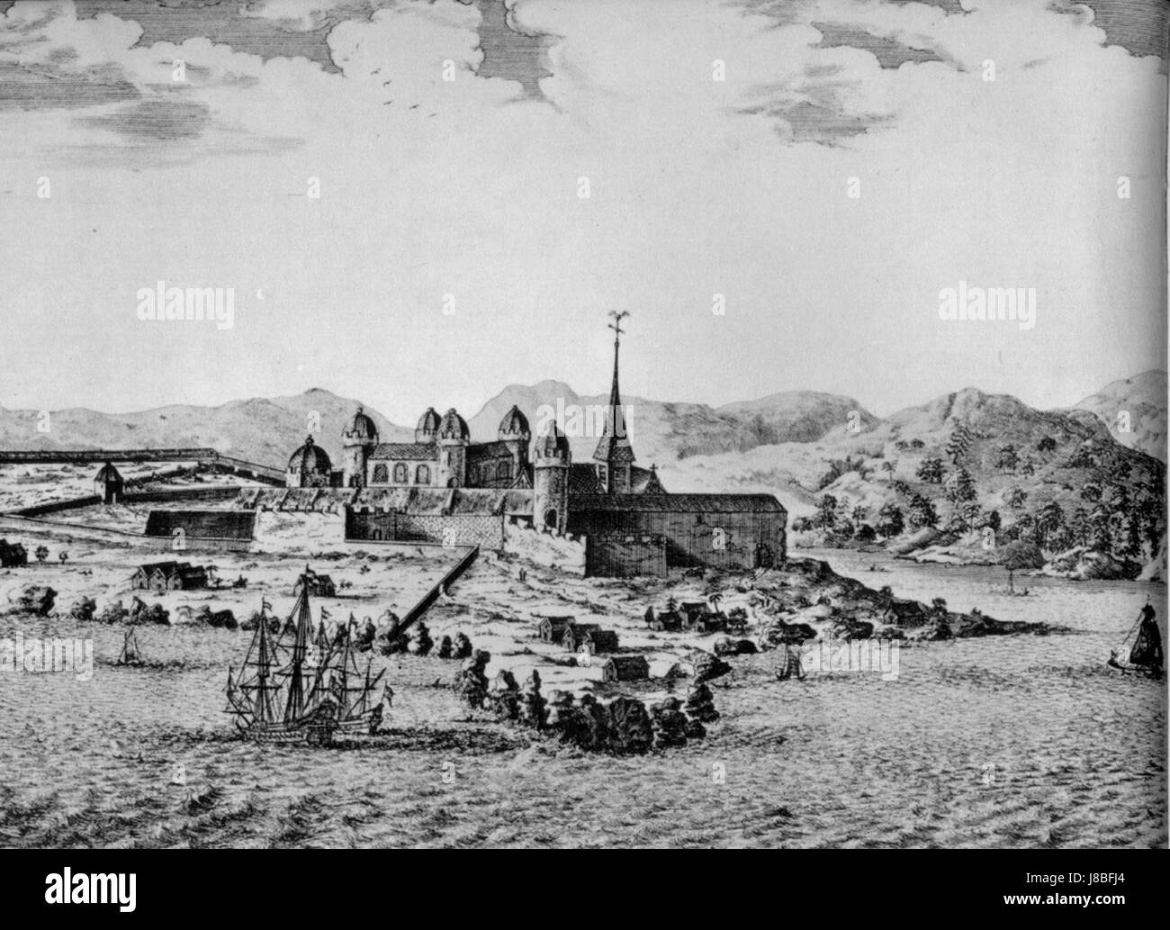 Elmina Castle, located in Ghana, was built in 1668 and is a key ...