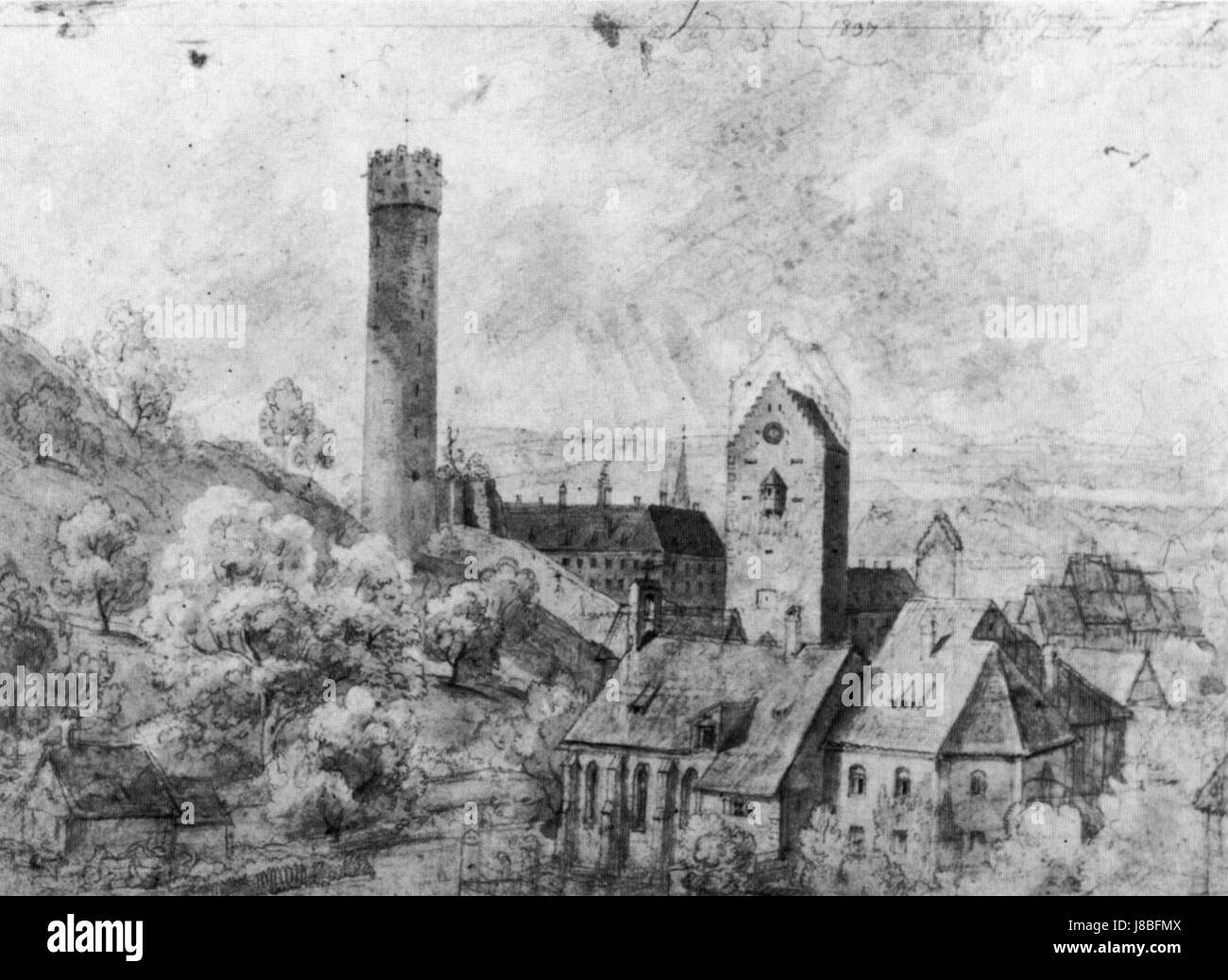 Ravensburg mehlsack tower hi-res stock photography and images - Alamy