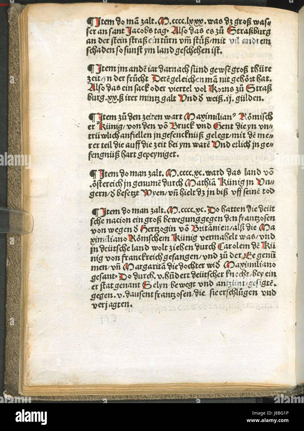The 'SchwÃ¤bische Chronik' is a historical document recording ...