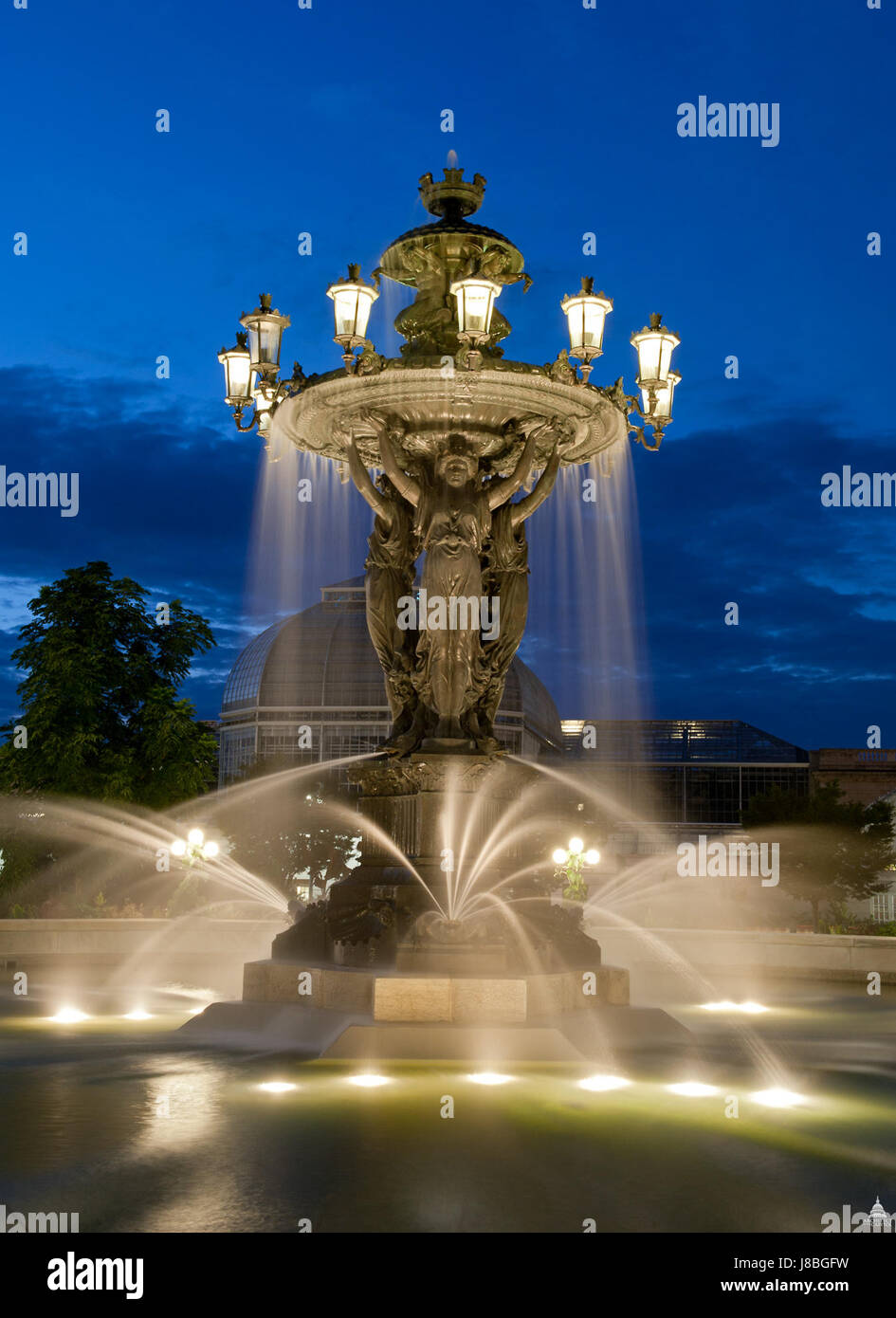 This is an image from Flickr, showcasing the Bartholdi Fountain at the ...