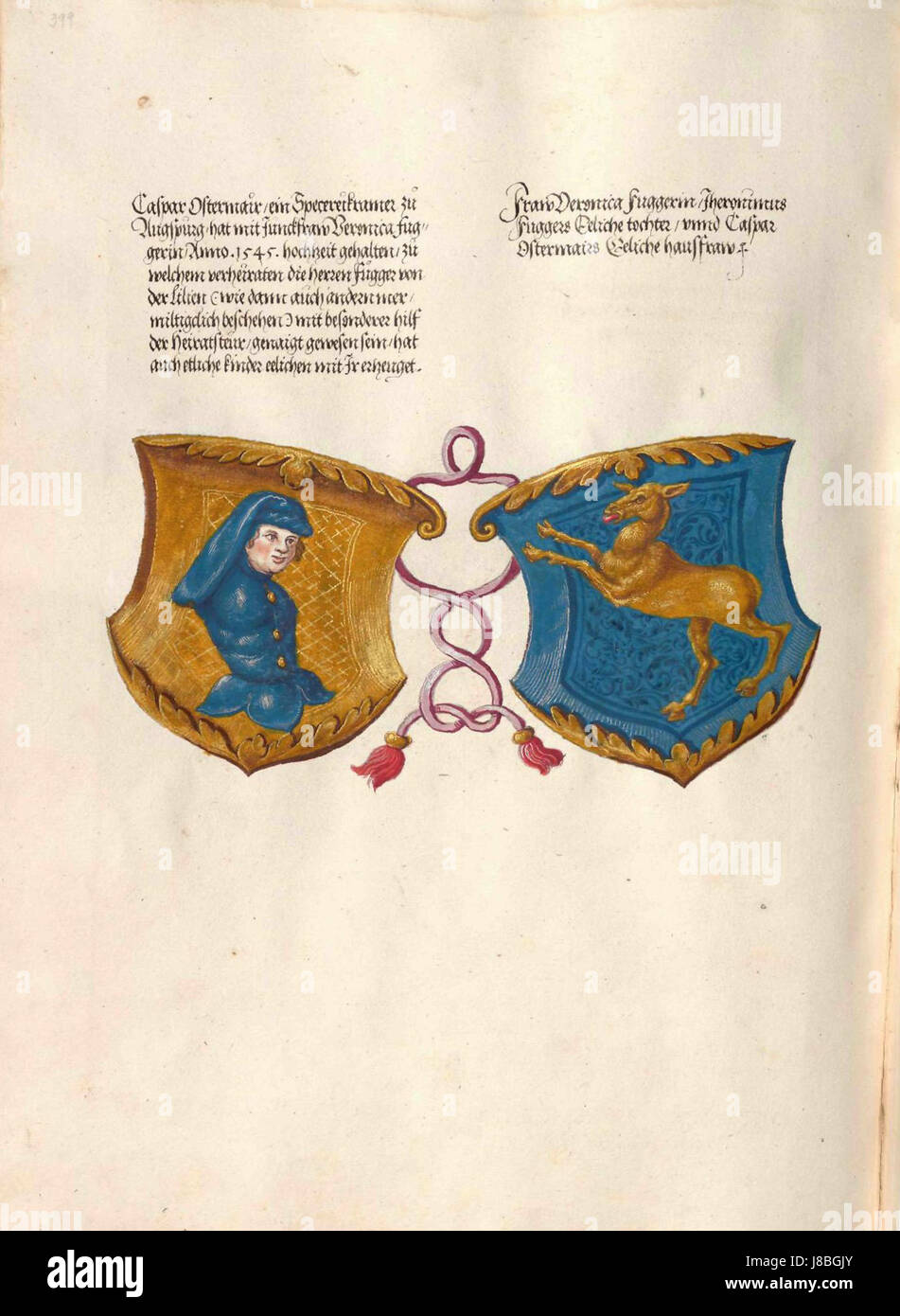 The Fugger Ehrenbuch is a historical record from the Fugger family, a ...
