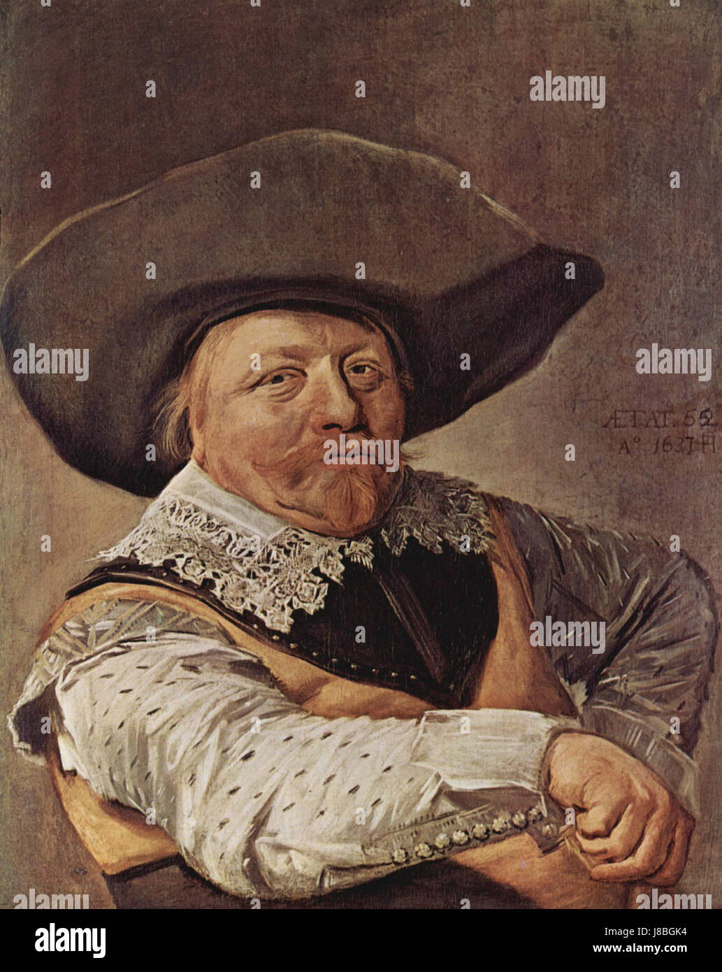 This portrait by Frans Hals, a Dutch Golden Age painter, is one of his ...