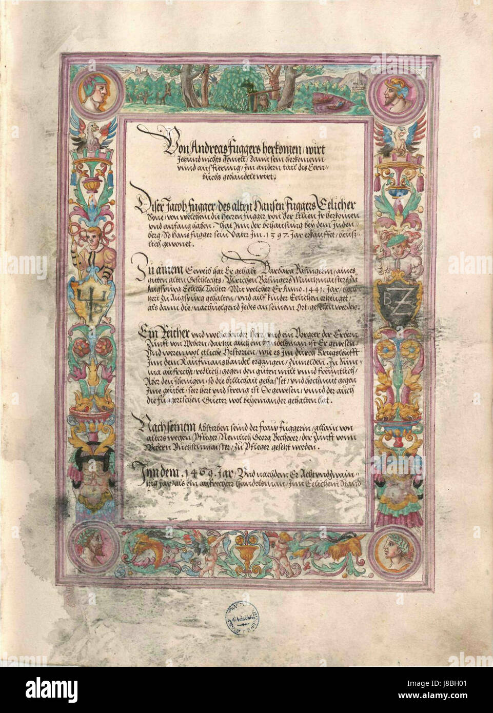The 'Fugger Ehrenbuch' is a significant historical document dedicated ...