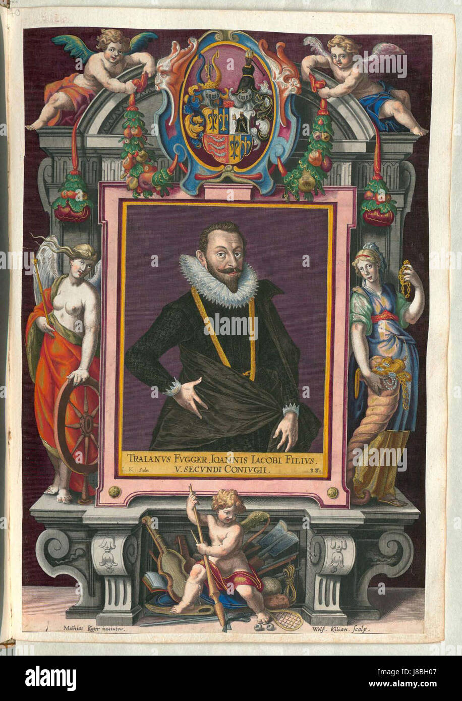 'Fuggerorum et Fuggerarum imagines 040r' is a historical manuscript ...