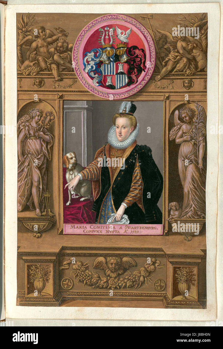 'Fuggerorum et Fuggerarum imagines 104r' refers to a page or image from ...