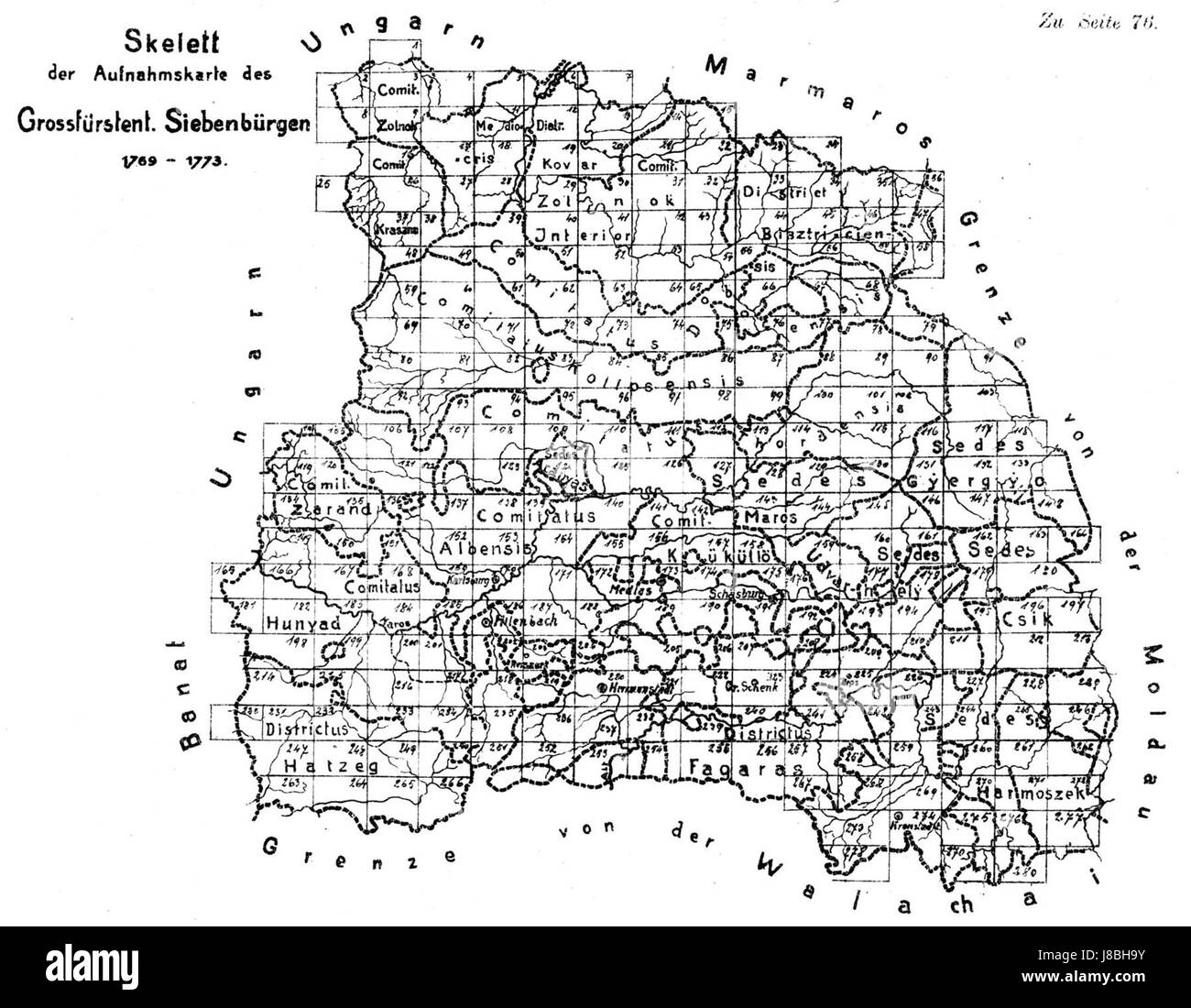 Old map of transylvania hi-res stock photography and images - Alamy