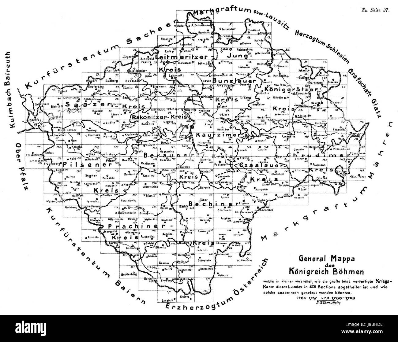 Boemia map hi-res stock photography and images - Alamy