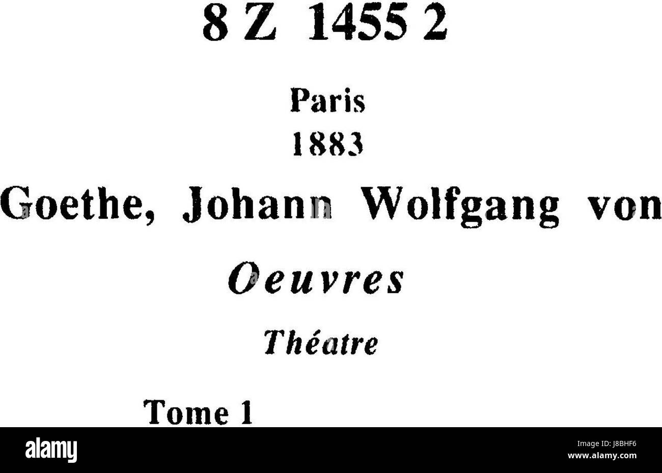 Werther goethe Black and White Stock Photos & Images - Alamy